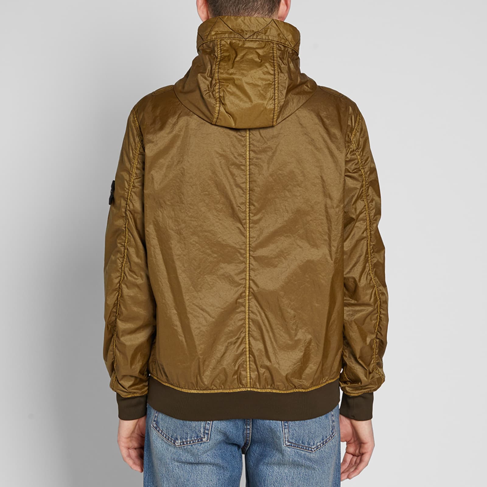 Stone Island Lamy Flock Shell Jacket Olive | END. (GB)