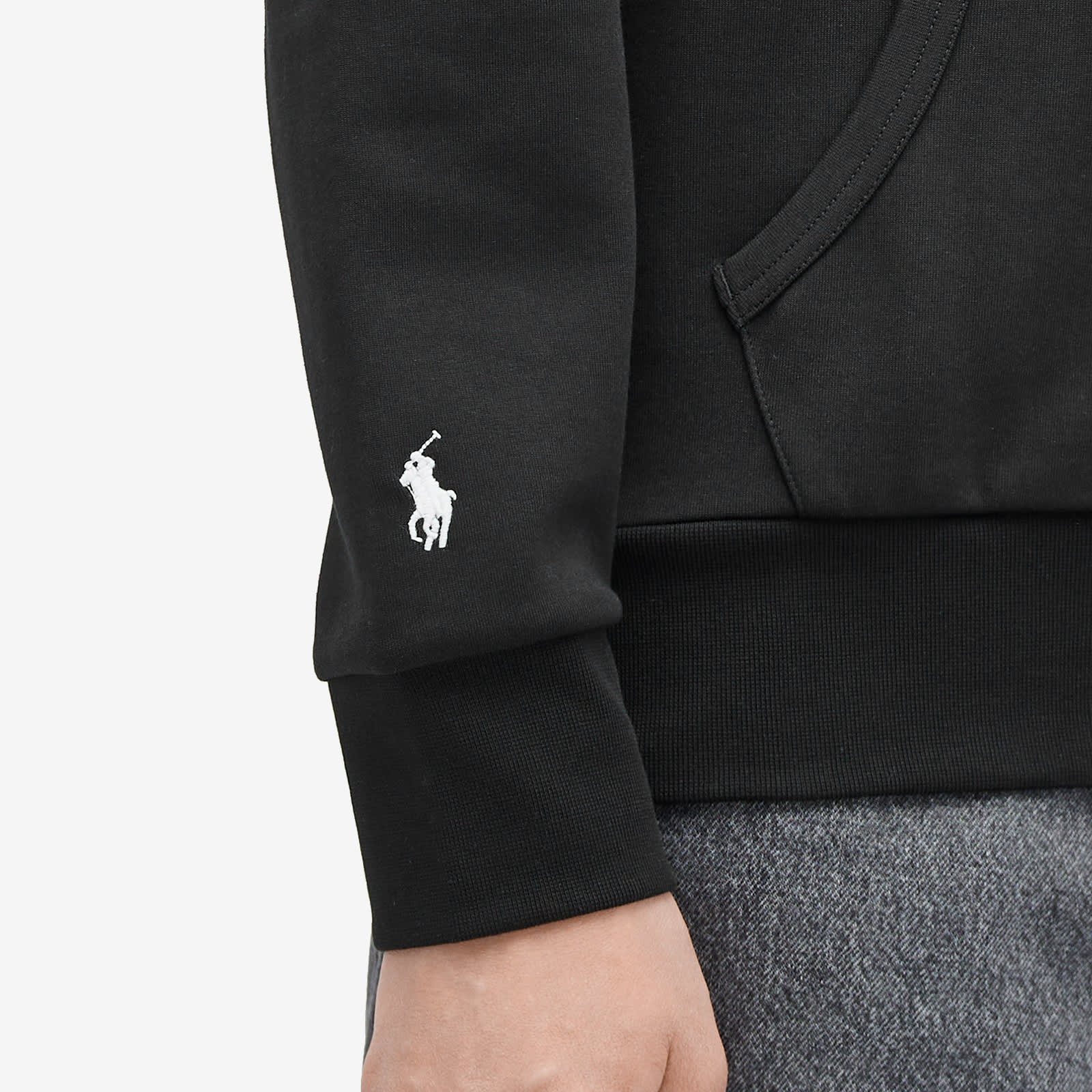 Polo Ralph Lauren Chain Stitch Logo Hoodie Polo Black | END. (GB)