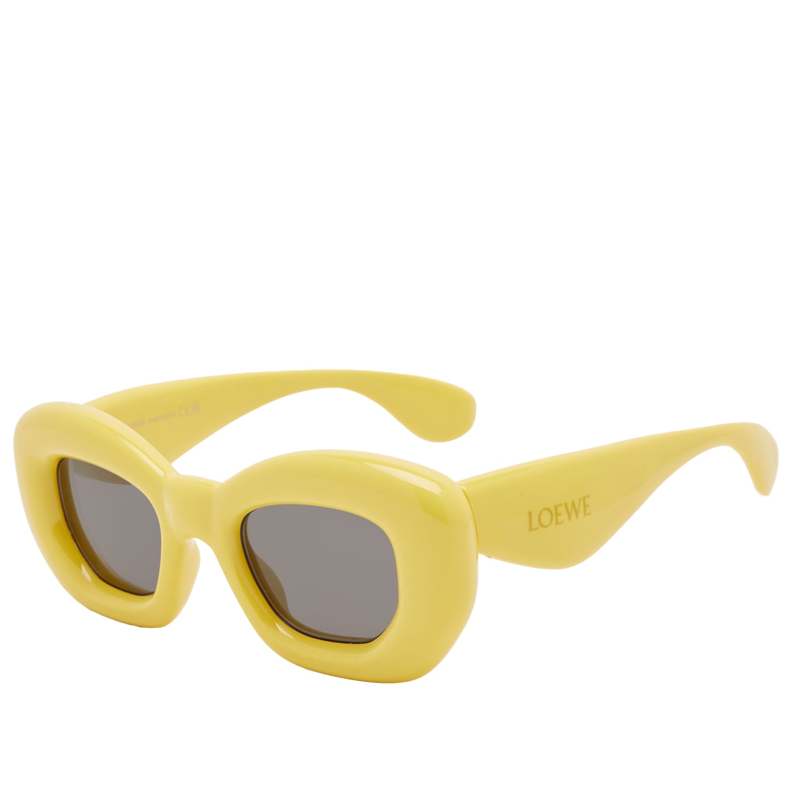 Loewe Inflated Sunglasses Shiny Yellow & Smoke | END. (HK)