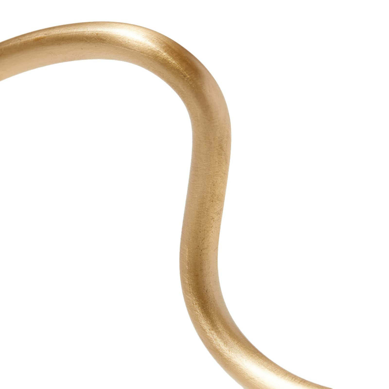Ferm LIVING Curvature Towel Hanger Brass END ferm-living-curvature-towel-hanger-brass-end