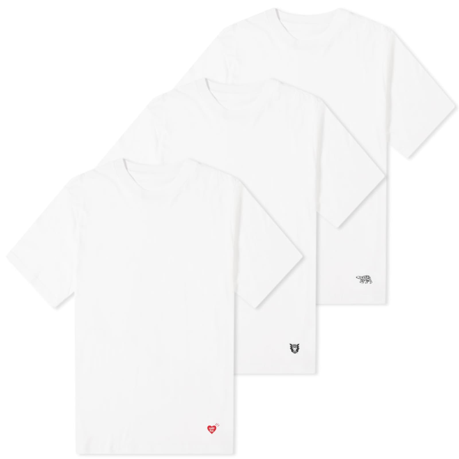 Human Made Tee - 3 Pack White | END.