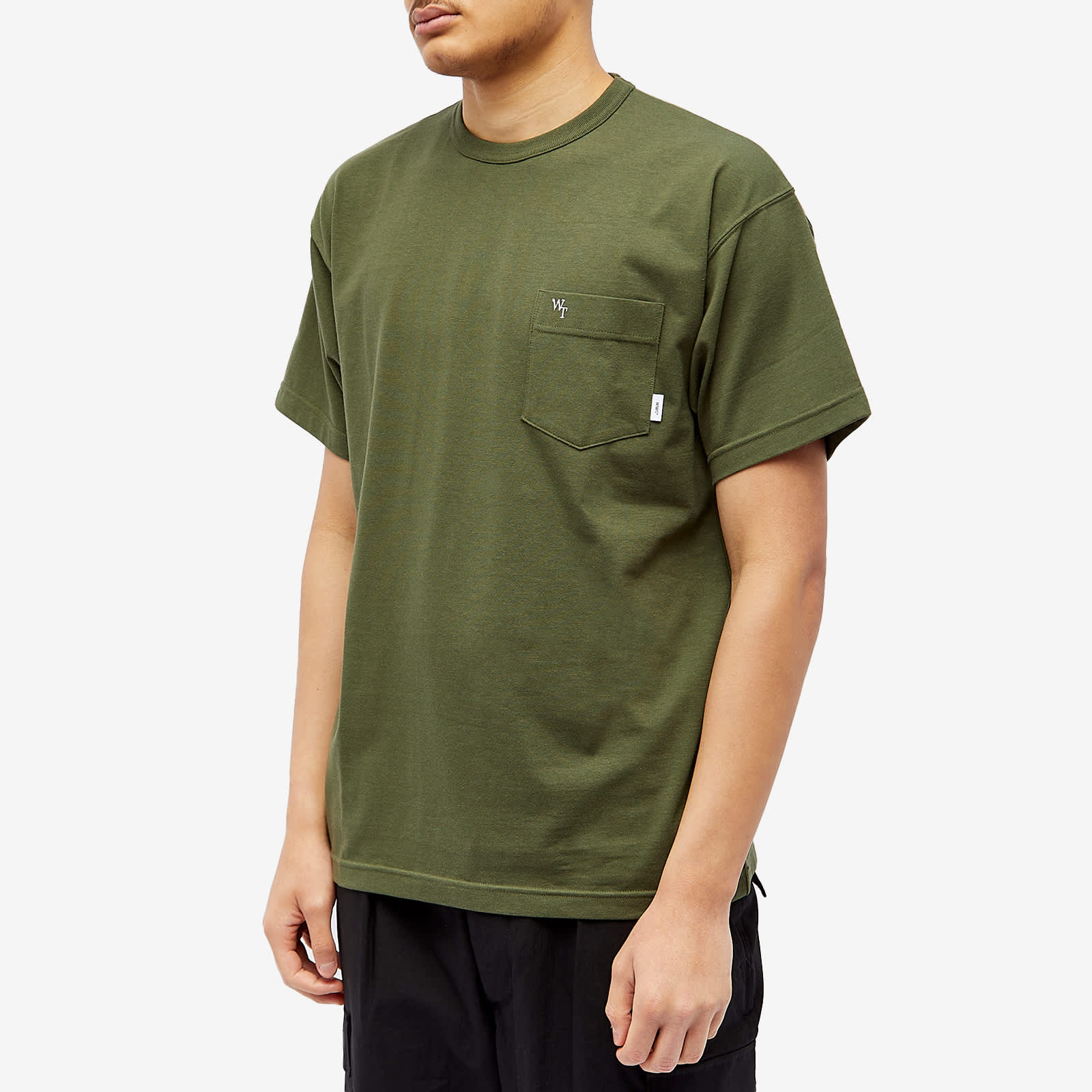 WTAPS 23 Pocket Logo T-Shirt Olive Drab | END. (KR)