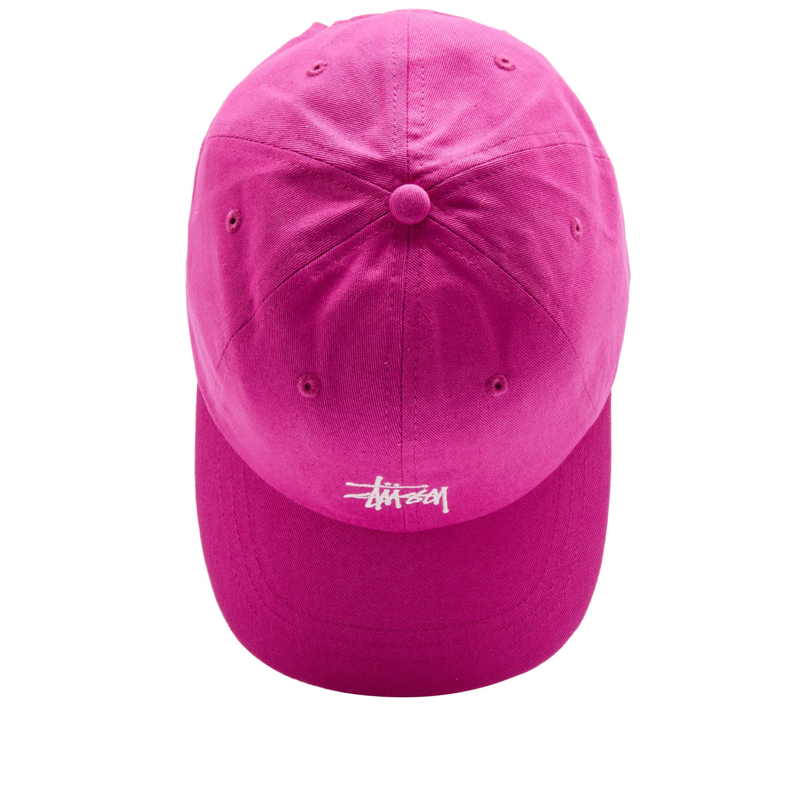 Stussy Basic Stock Low Pro Cap Magenta | END. (HK)