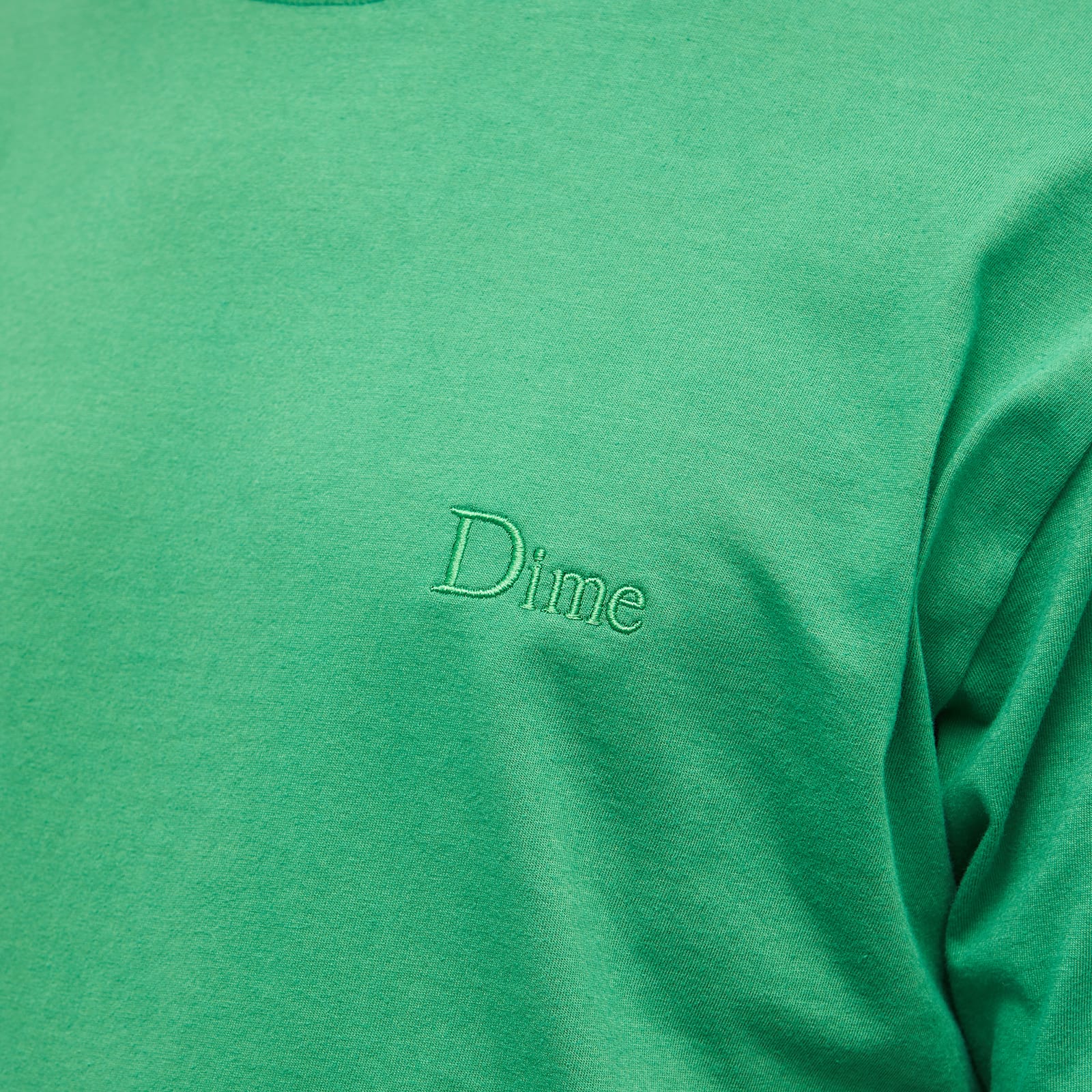 Dime Classic Small Logo T-Shirt Green | END. (HK)