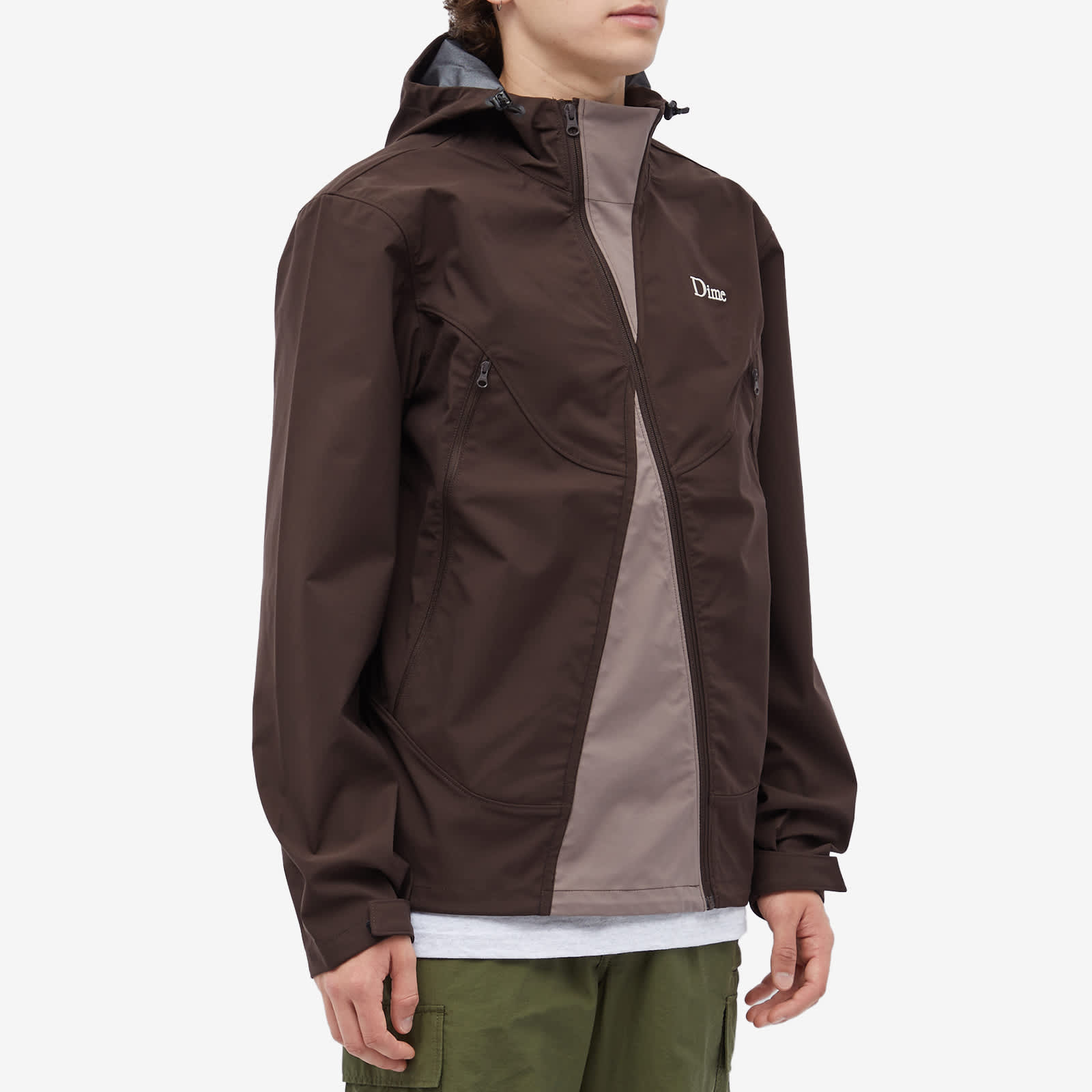 Dime Extreme Windbreaker Jacket Espresso | END. (KR)