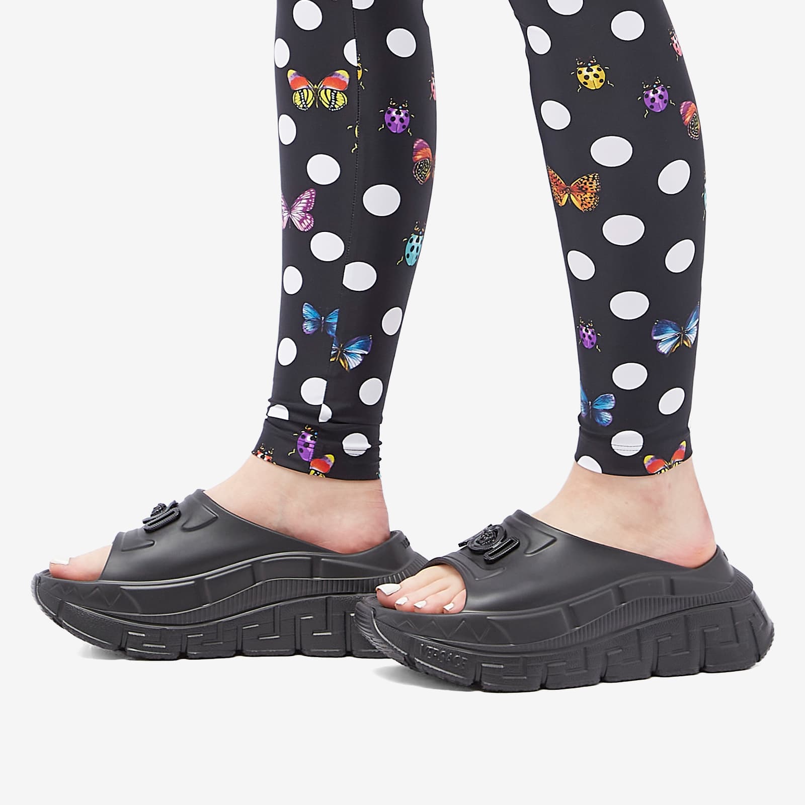 Versace Platform Slides Black | END. (US)