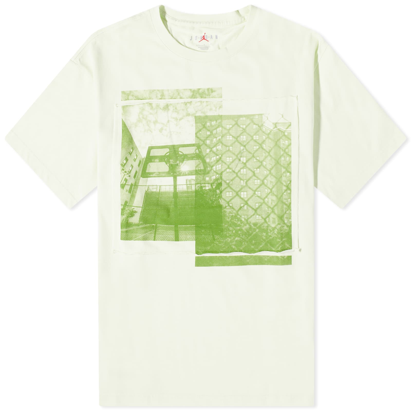 Air Jordan x Union LA x BBS T-Shirt Lime Ice, Sail & Chlorophyll | END ...
