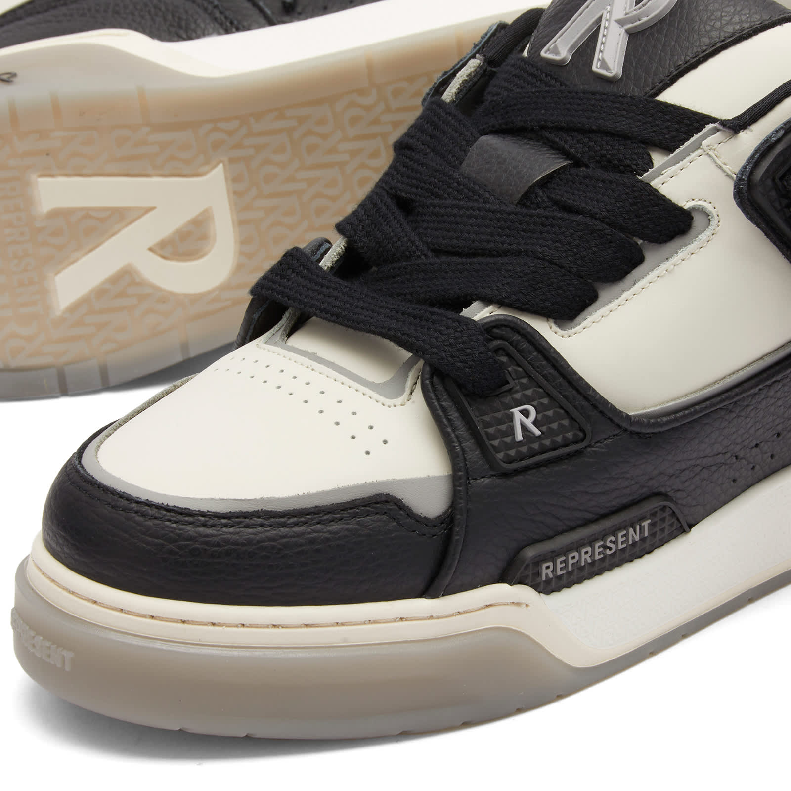 Represent Studio Sneaker Black Vintage White | END. (JP)