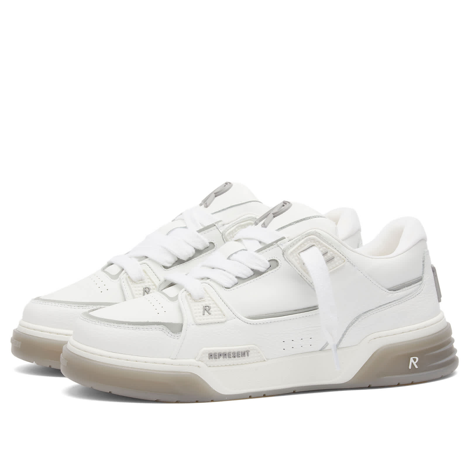 Represent Studio Sneaker White Grey | END. (GB)