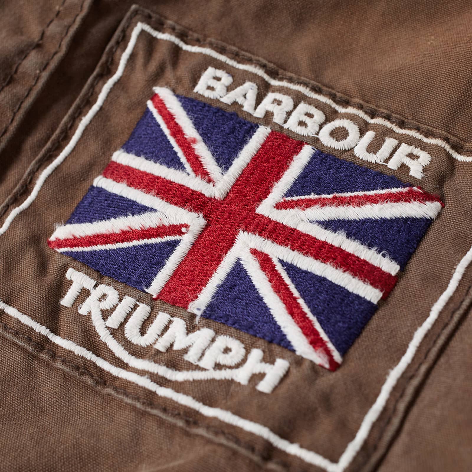Barbour International x Triumph Legend Wax Jacket Hickory | END. (US)