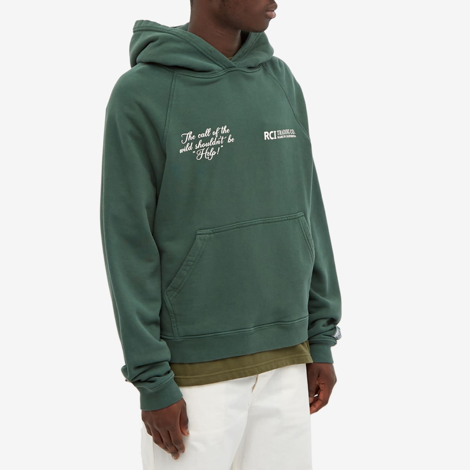 Reese Cooper Call Of The Wild Popover Hoodie Forest Green | END. (US)