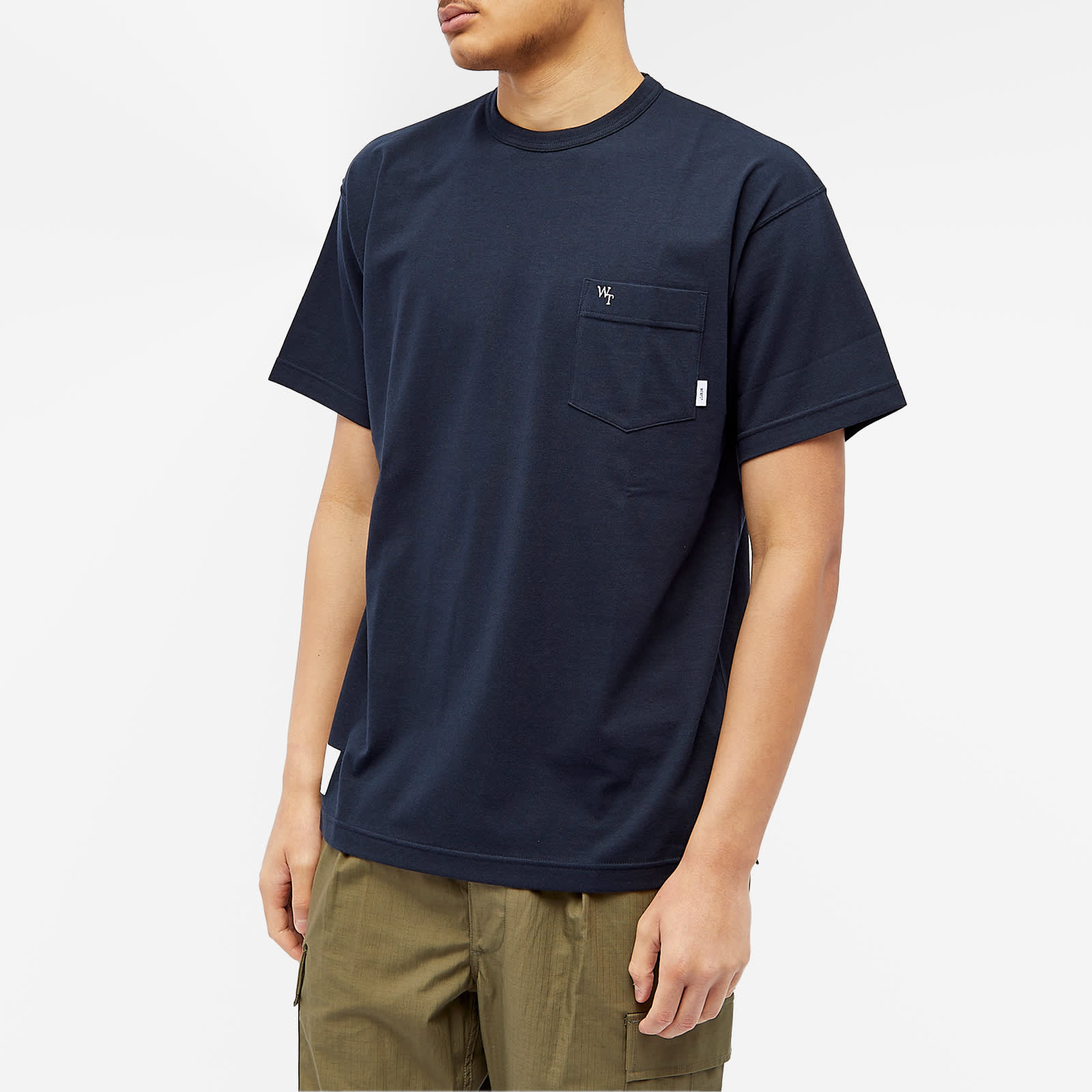 WTAPS 23 Pocket Logo T-Shirt Navy | END. (HK)