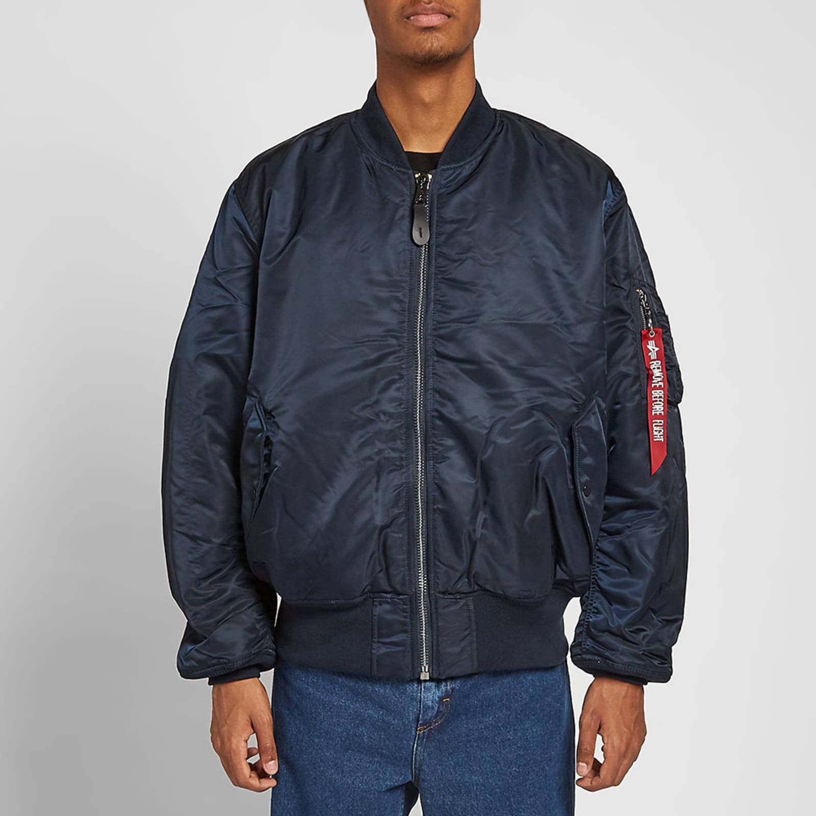Alpha Industries Classic MA-1 Jacket Replica Blue | END.