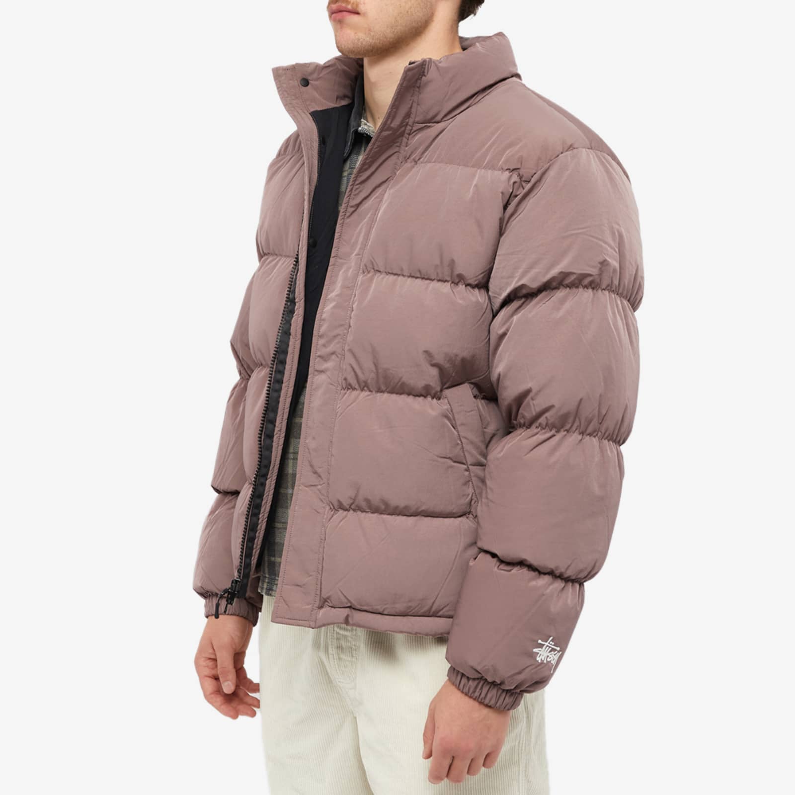 Stussy Ripstop Down Puffer Jacket Rose | END. (GB)