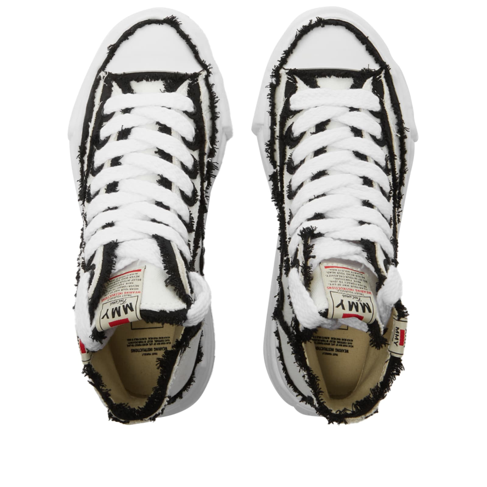 Maison MIHARA YASUHIRO Peterson High Original Sole Overhangi White ...