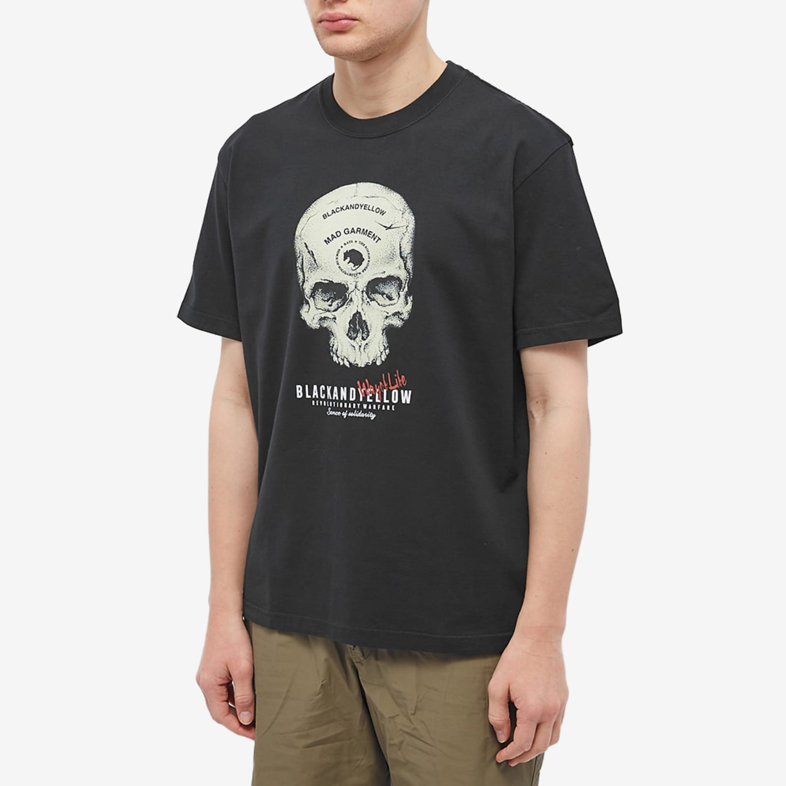 Rats Skull T-Shirt Black | END.