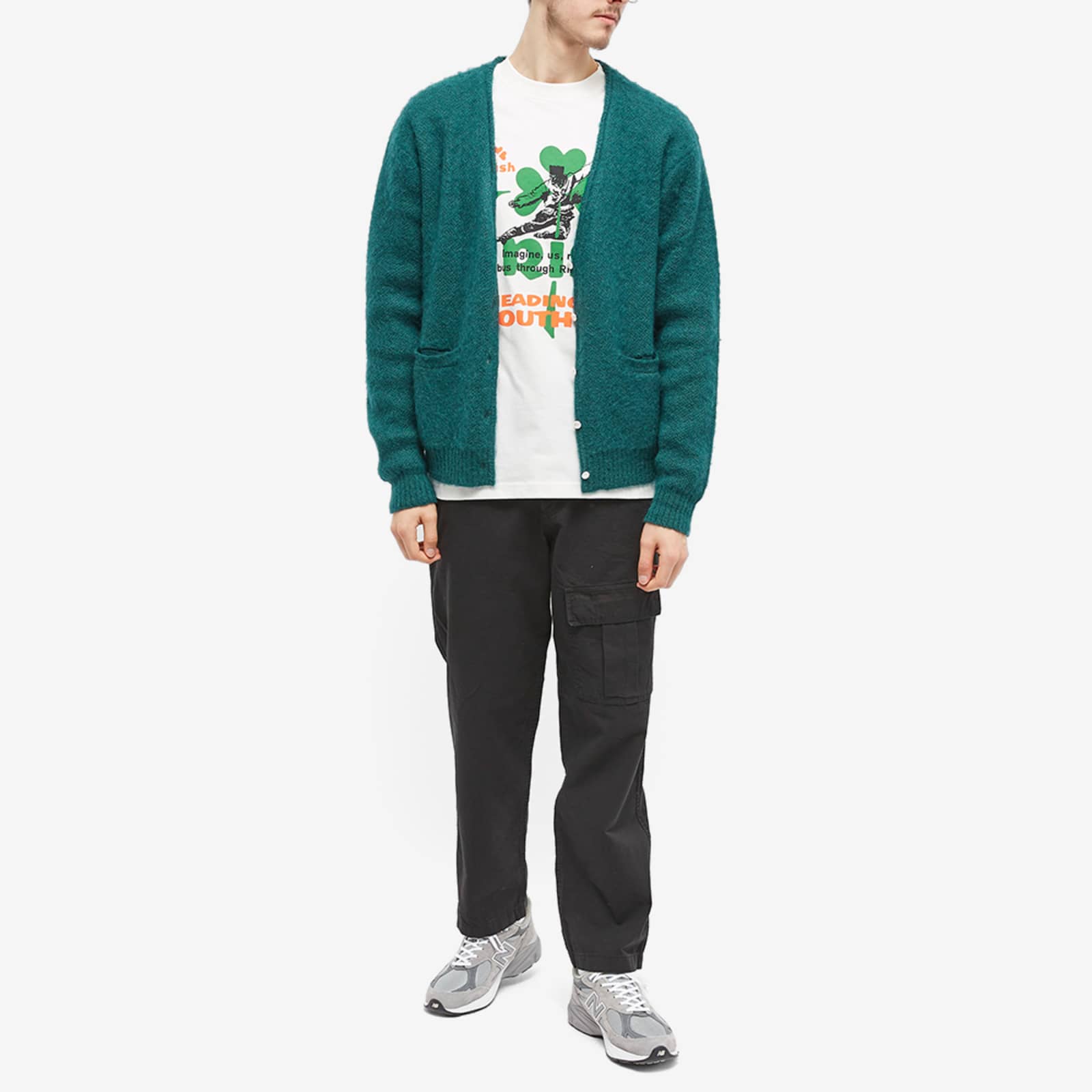 The Trilogy Tapes Long Sleeve Irish T-Shirt White | END.