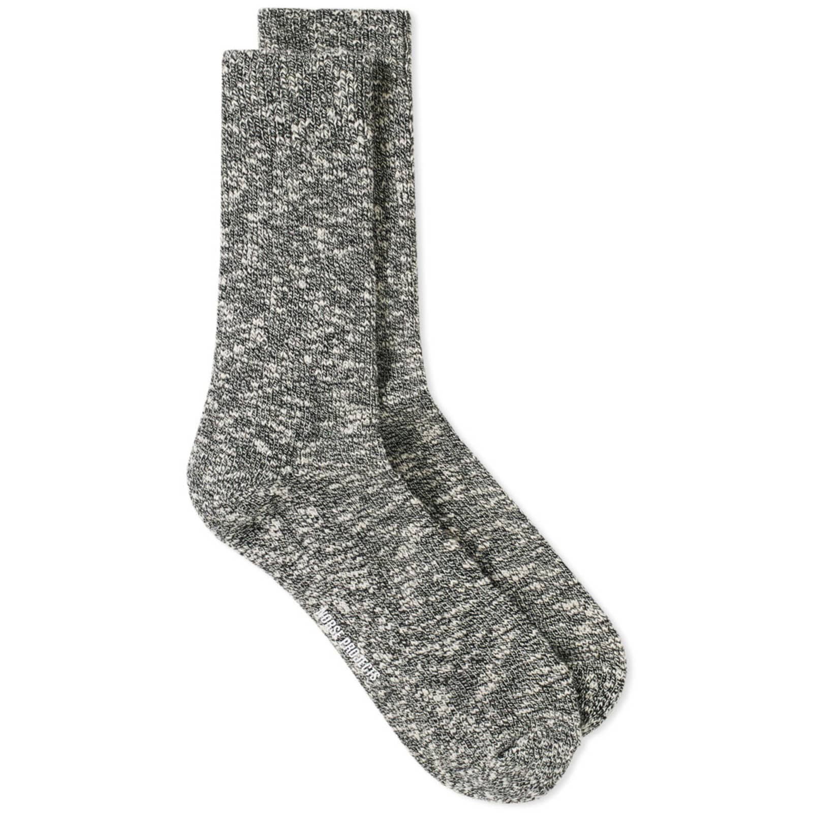 Norse Projects Ebbe Thick Wool Sock Carbon | END. (US)