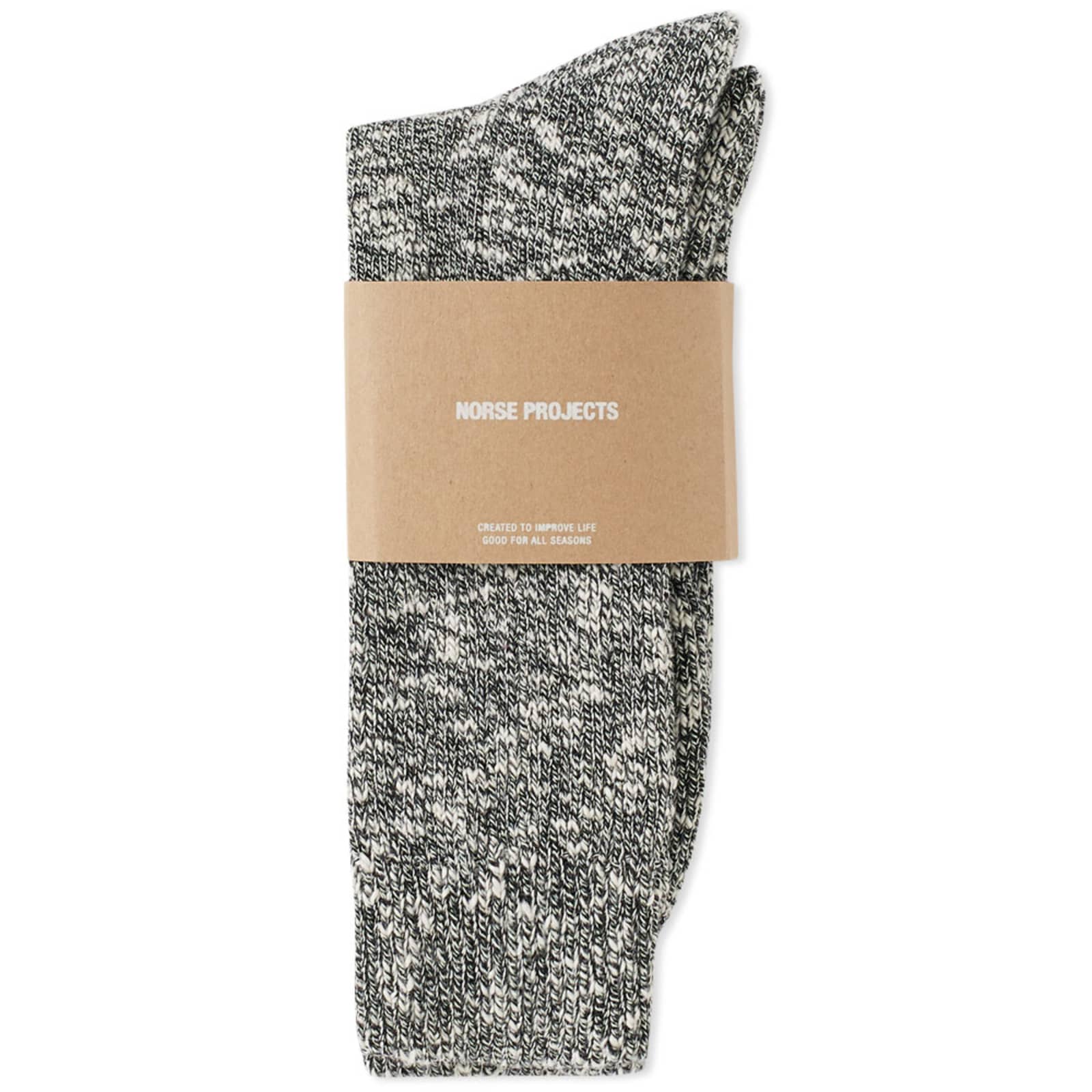 Norse Projects Ebbe Thick Wool Sock Carbon | END. (US)