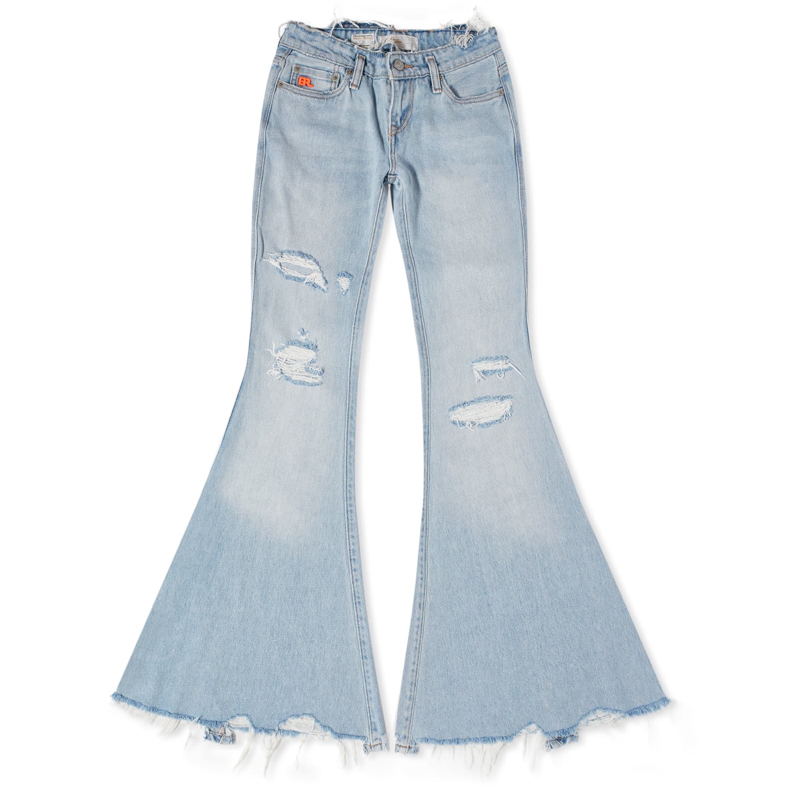 Erl X Levis Plain Flare Denim Jeans Blue End Us