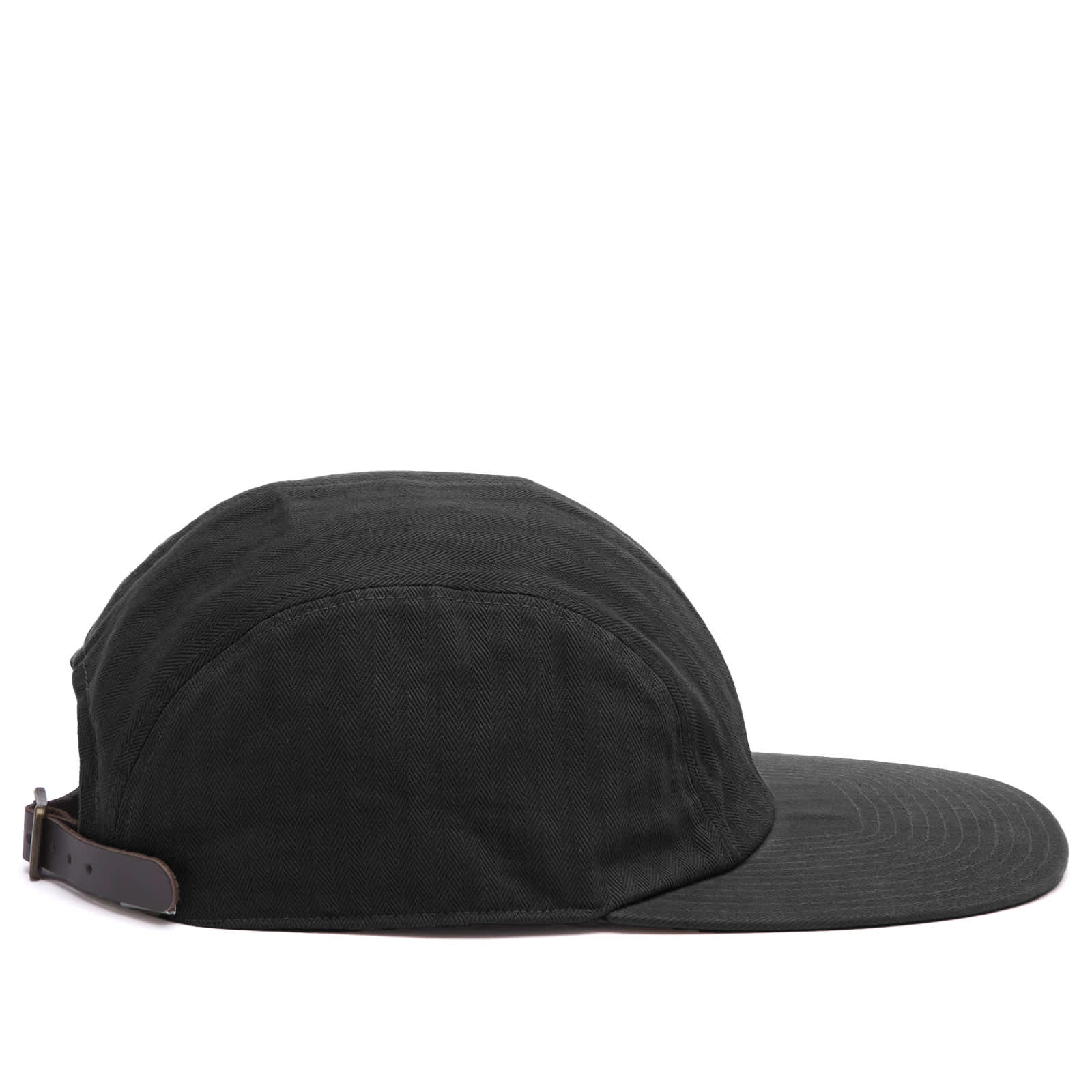 Uniform Bridge Herringbone Twill Ball Cap Black | END. (US)