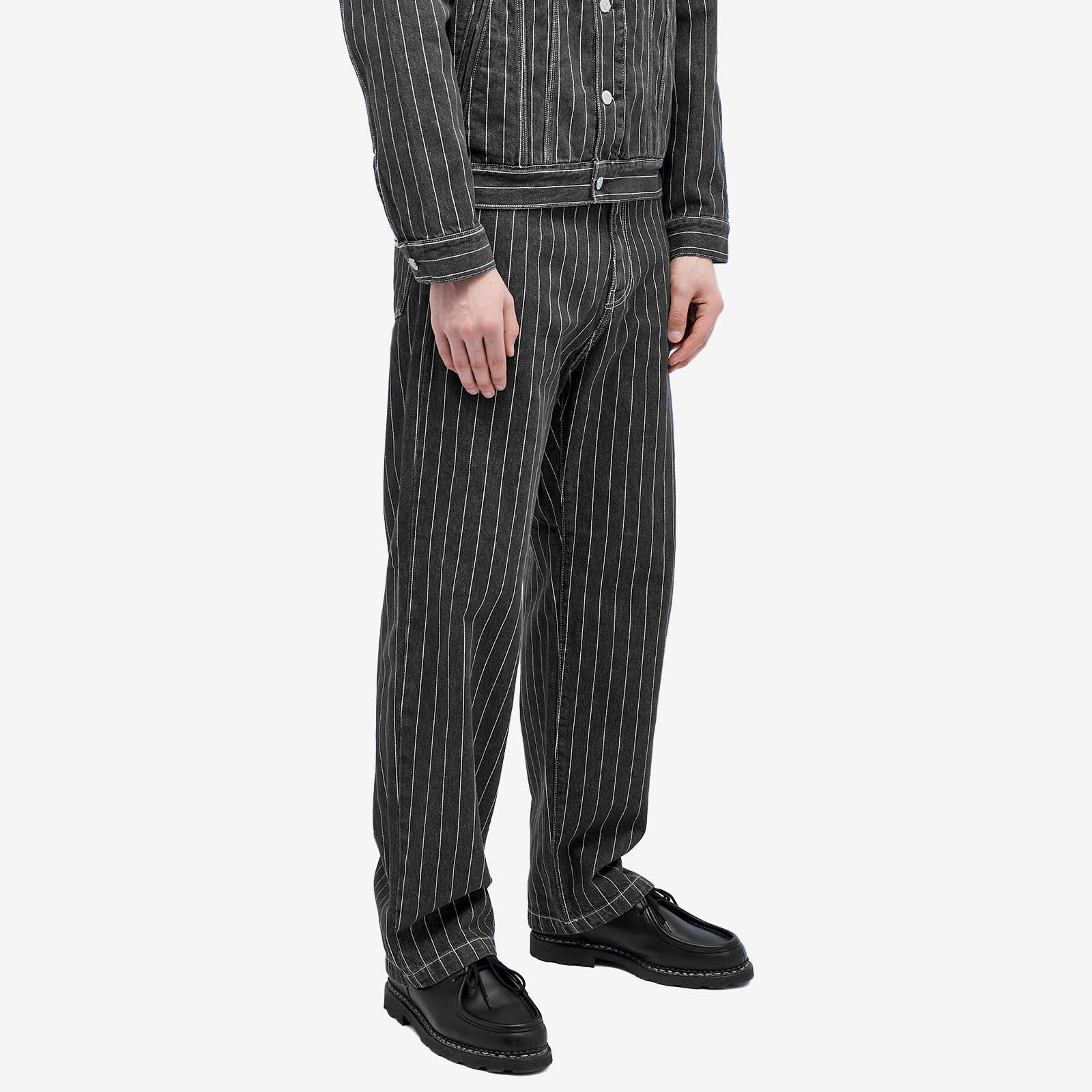 Carhartt WIP Orlean Stripe Denim Pant Black & White Stripe | END. (GB)