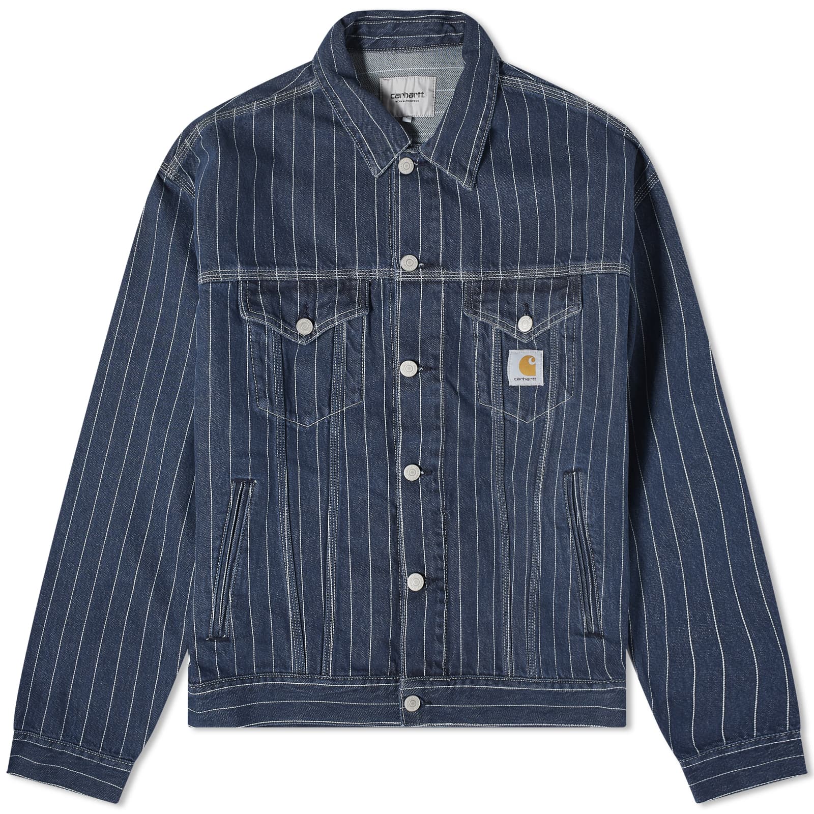Carhartt WIP Orlean Jacket Blue & White Orlean Stripe | END. (GB)