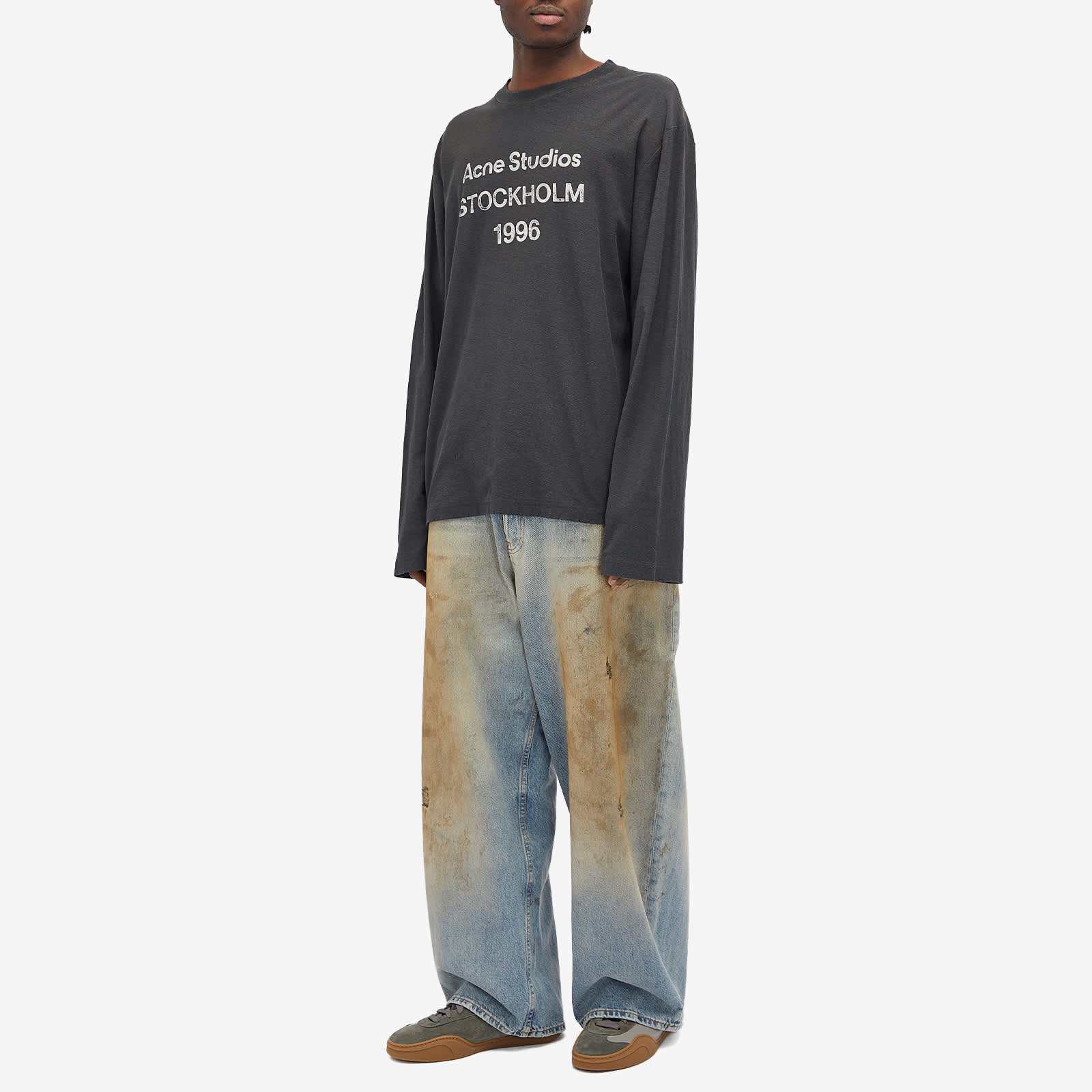 Acne Studios 2023 Penicillin Wash Jeans Mid Blue | END. (US)