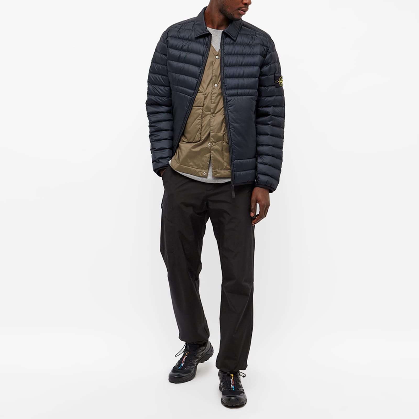 Stone Island Lightweight Down Jacket Navy | END. (GB)