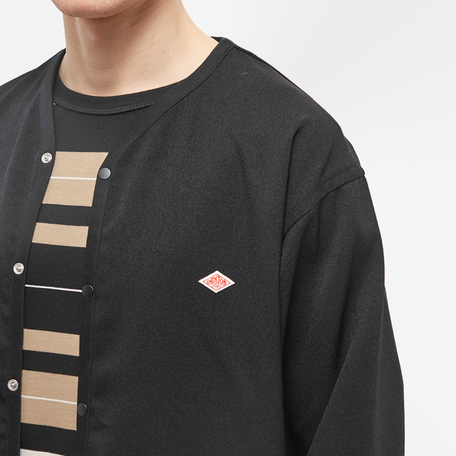 Danton Woven Cardigan Jacket Black | END. (GB)