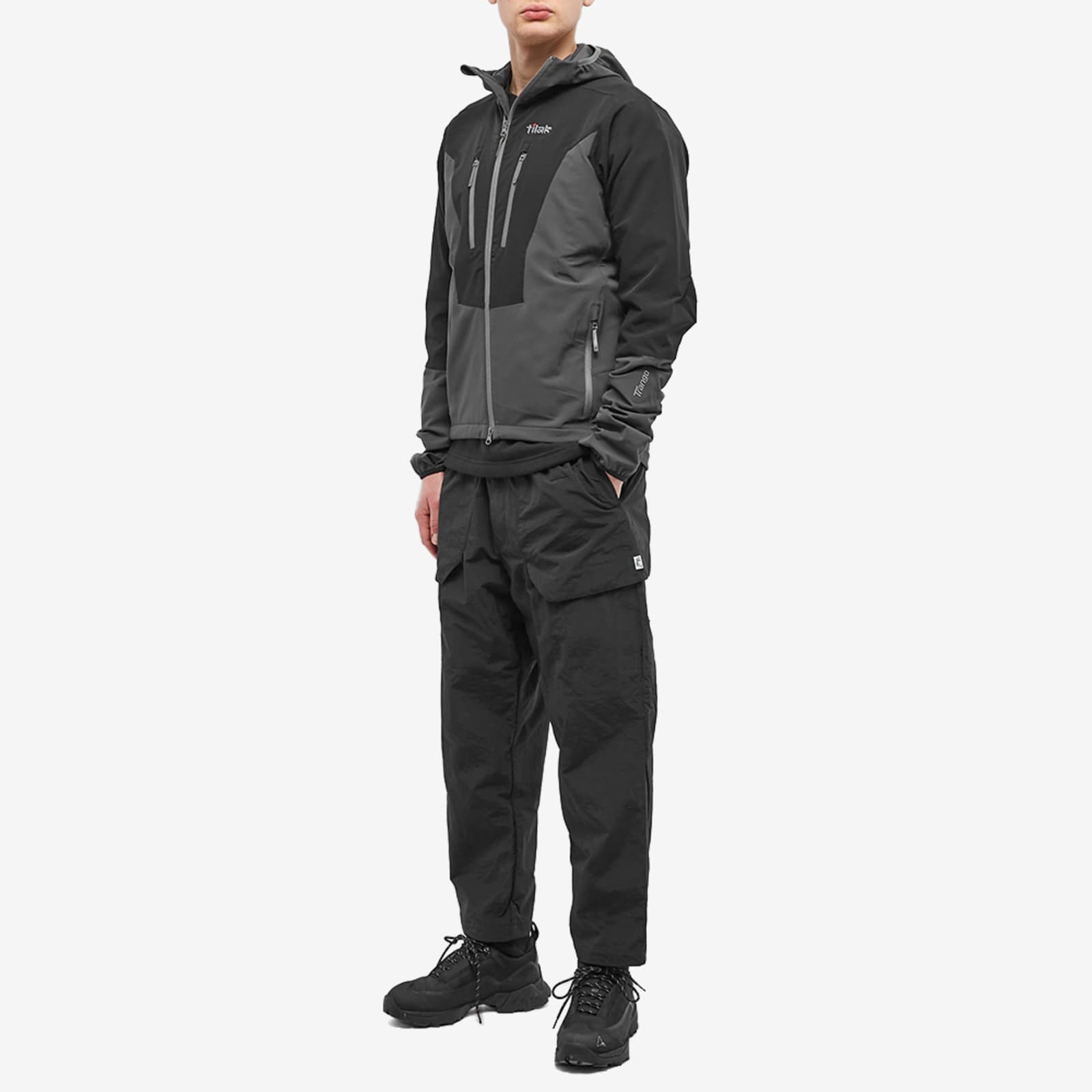 Tilak Trango Hooded Jacket Carbon & Black | END. (GB)