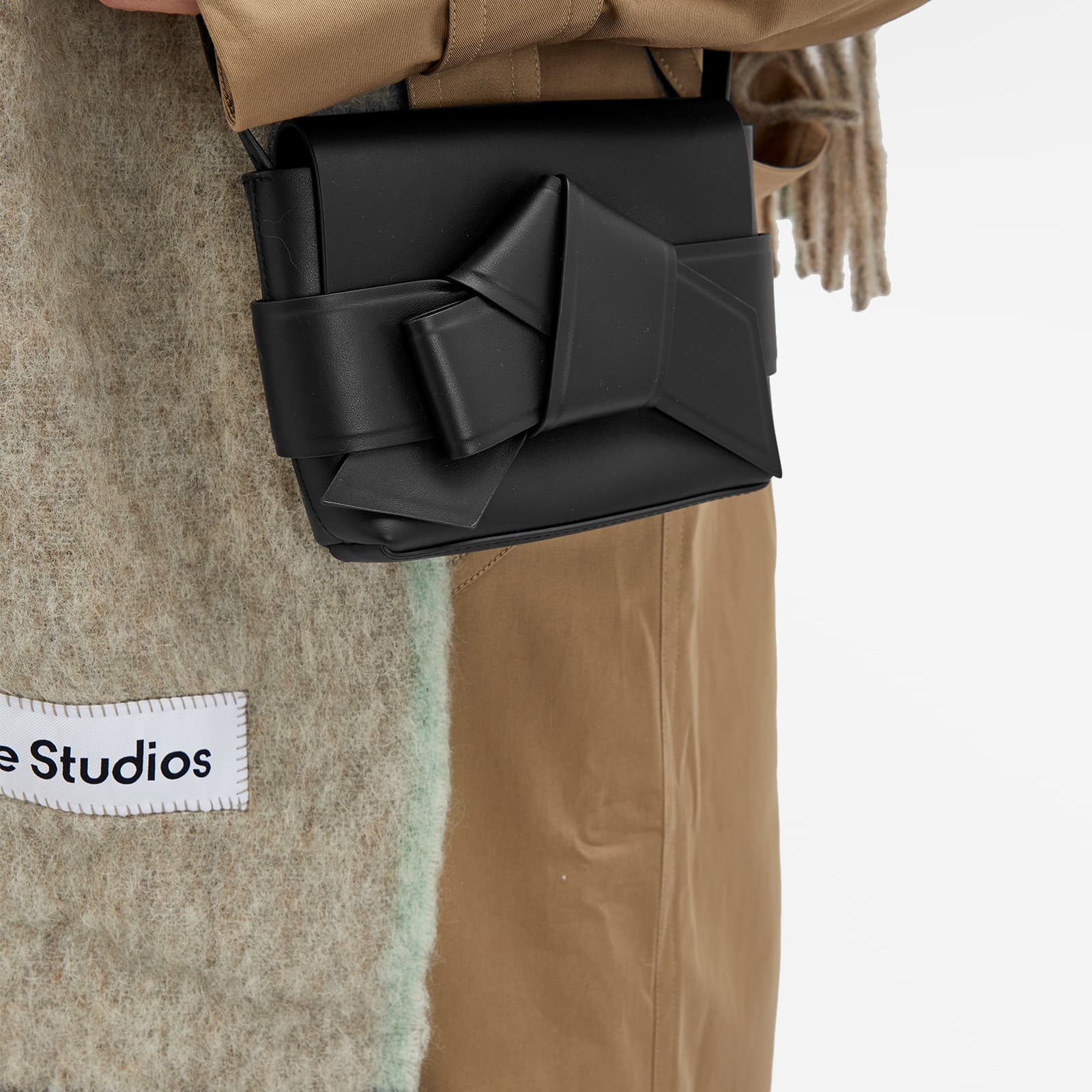 Acne Studios Musubi Fold Mini Bag Black | END. (US)