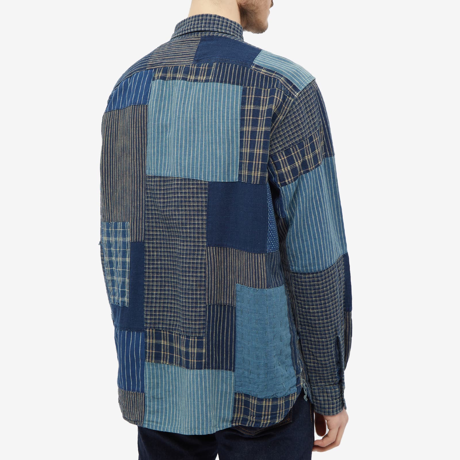 RRL Sweet Orr West Sport Shirt Indigo & Multi | END. (NZ)