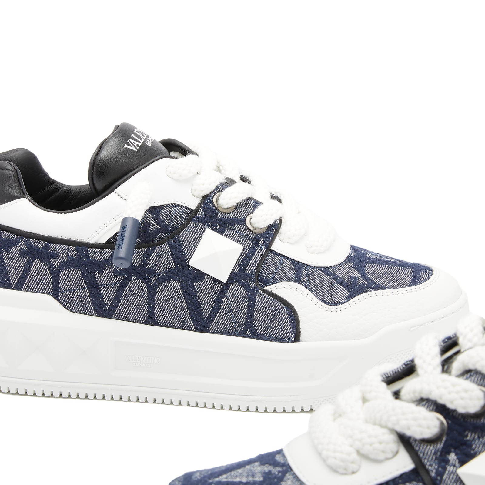 Valentino Icon One Stud XL Sneaker Denim Blue | END. (KR)