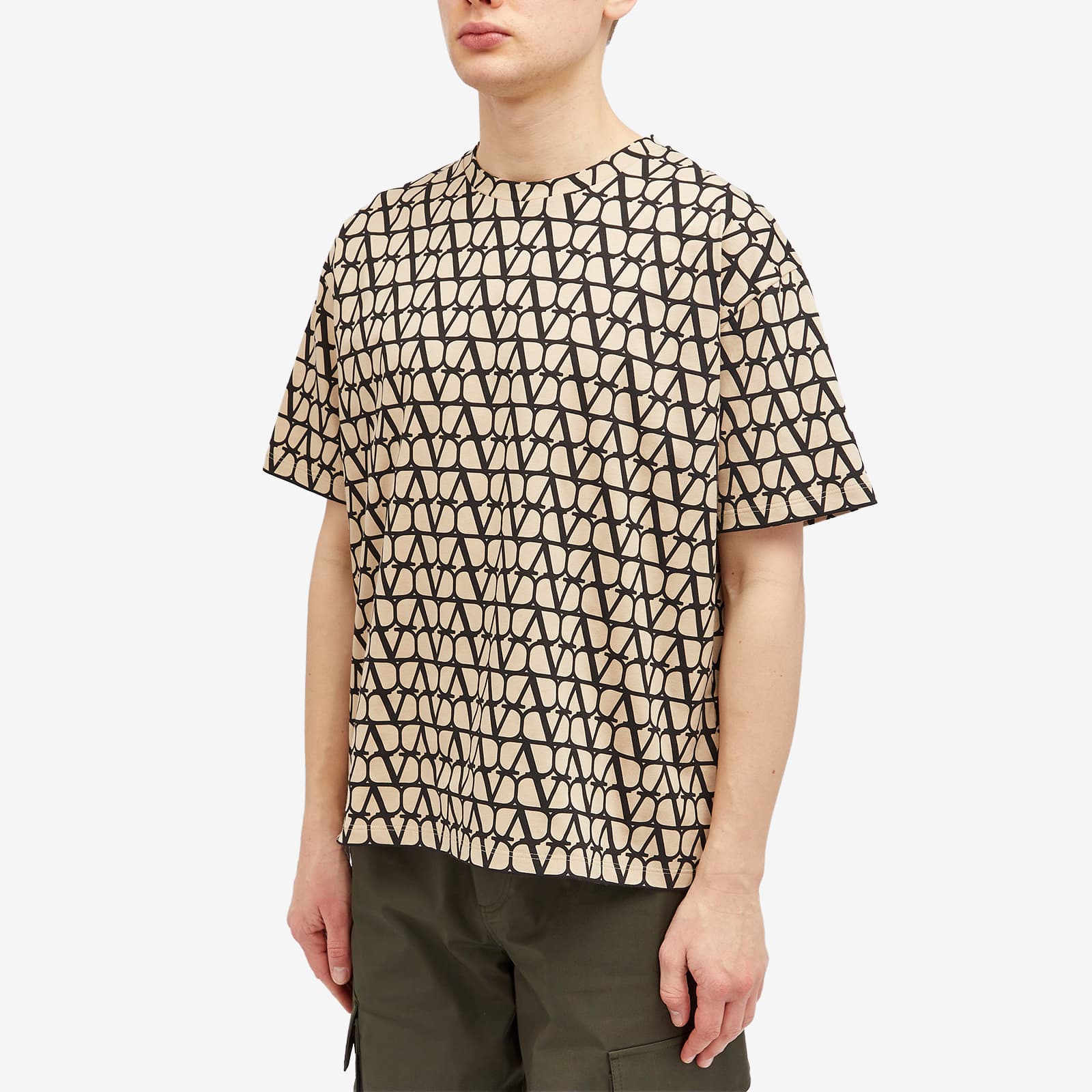 Valentino Icon Oversized Tee Beige | END.