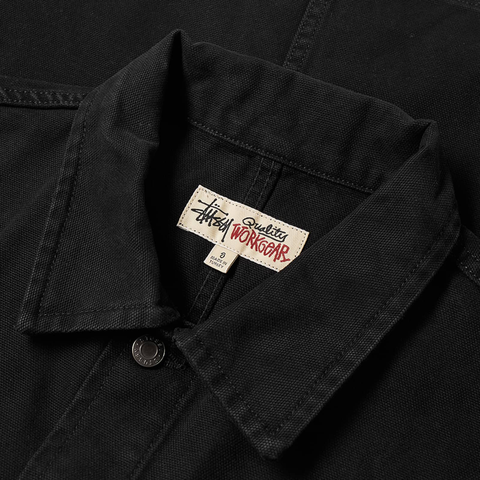 Stussy Canvas Chore Jacket Black | END. (AR)