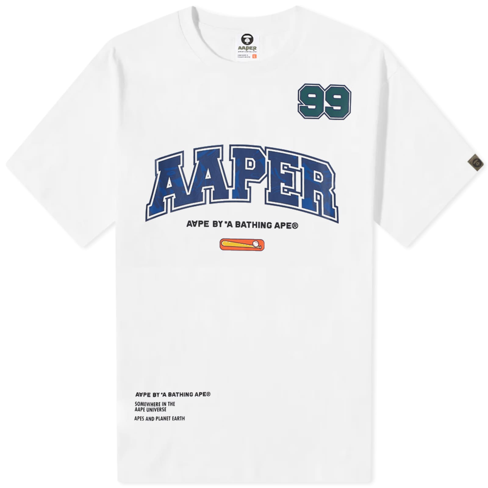 AAPE x Rob Flowers Ald T-Shirt White | END. (KR)