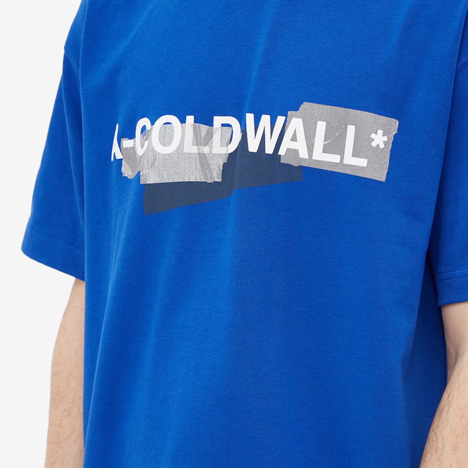 A-COLD-WALL* Strata Logo T-Shirt Cobalt Blue | END. (US)