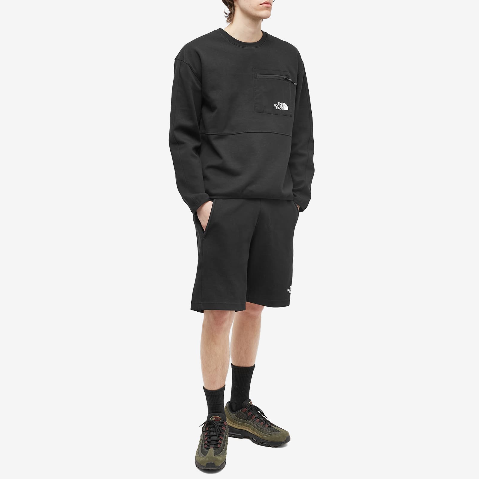 The North Face Tech Fleece Crew Sweat Tnf Black | END. (SE)