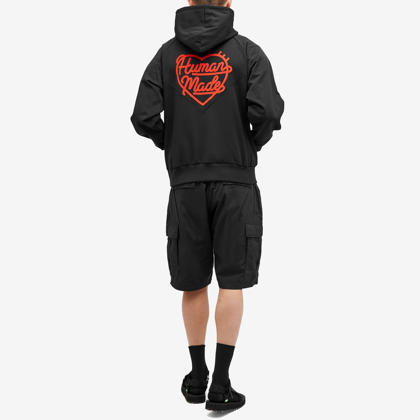 Human Made Half Zip Hoodie Black | END. (US)