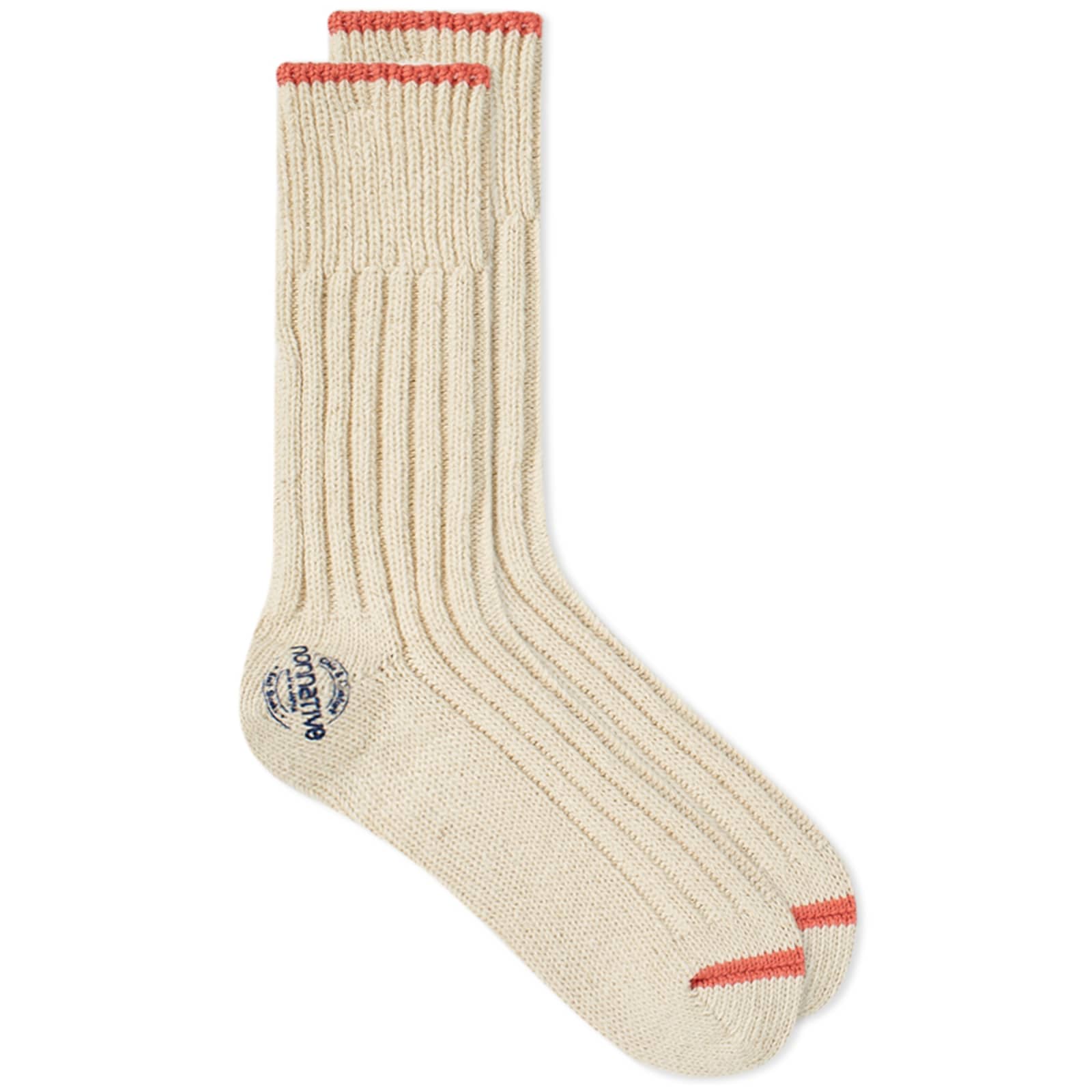 Nonnative Colour Tipped Rib Socks Pink | END.