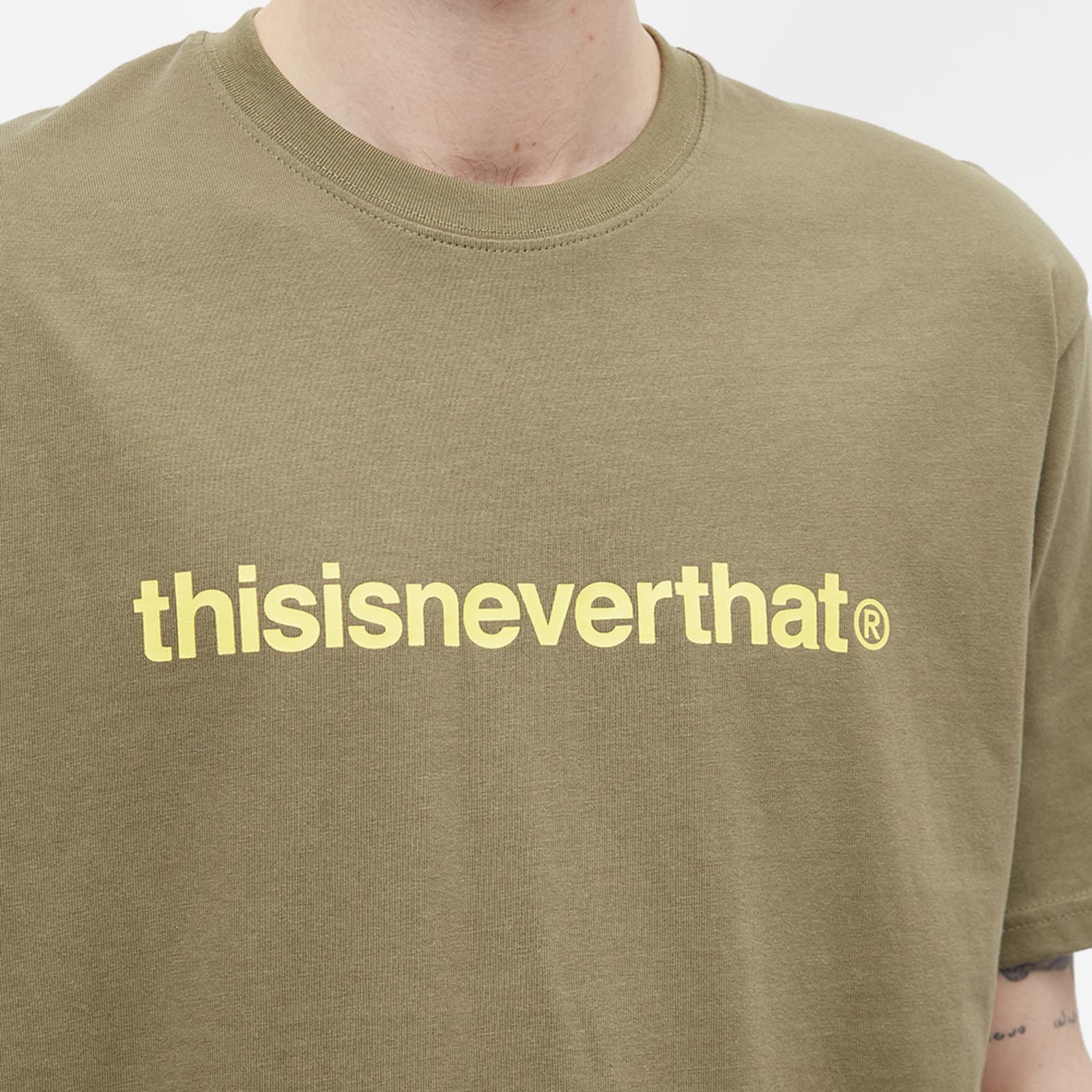 thisisneverthat T-Logo T-Shirt Olive | END.