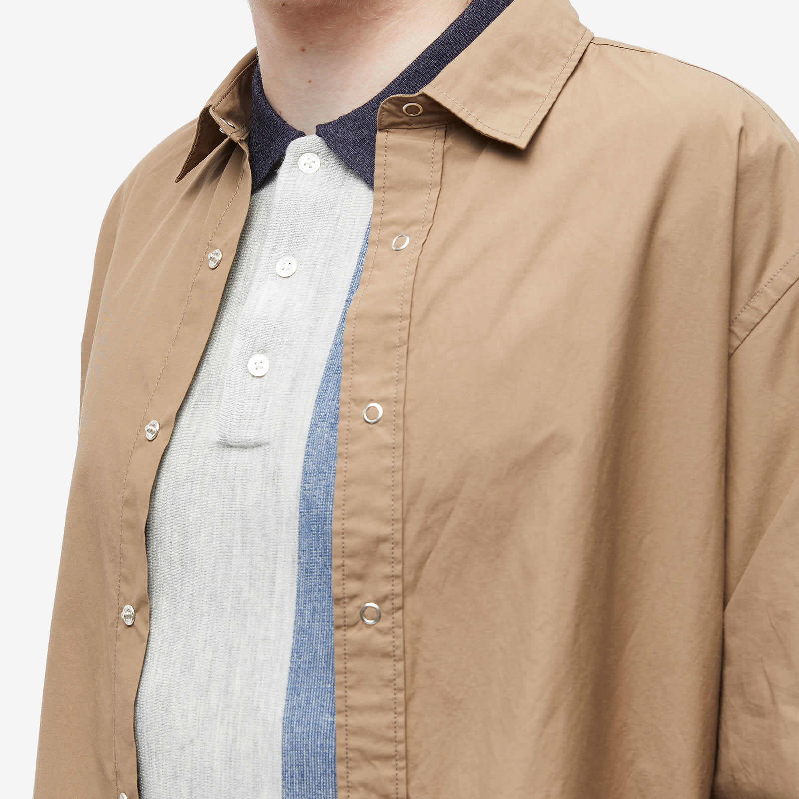 FrizmWORKS Nylon String Shirt Cappucino | END. (KR)