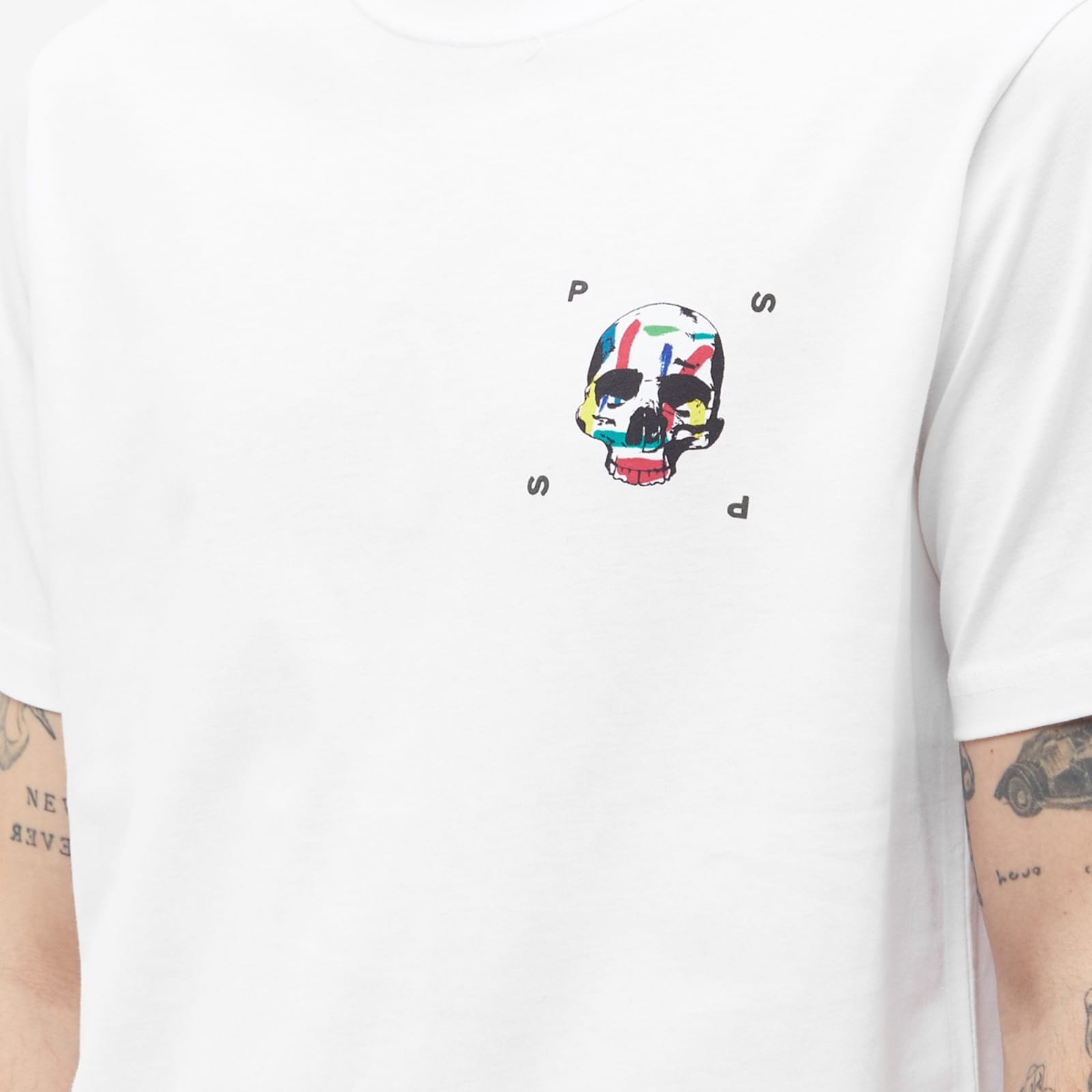 Paul Smith Small Skull T-Shirt White | END. (AR)