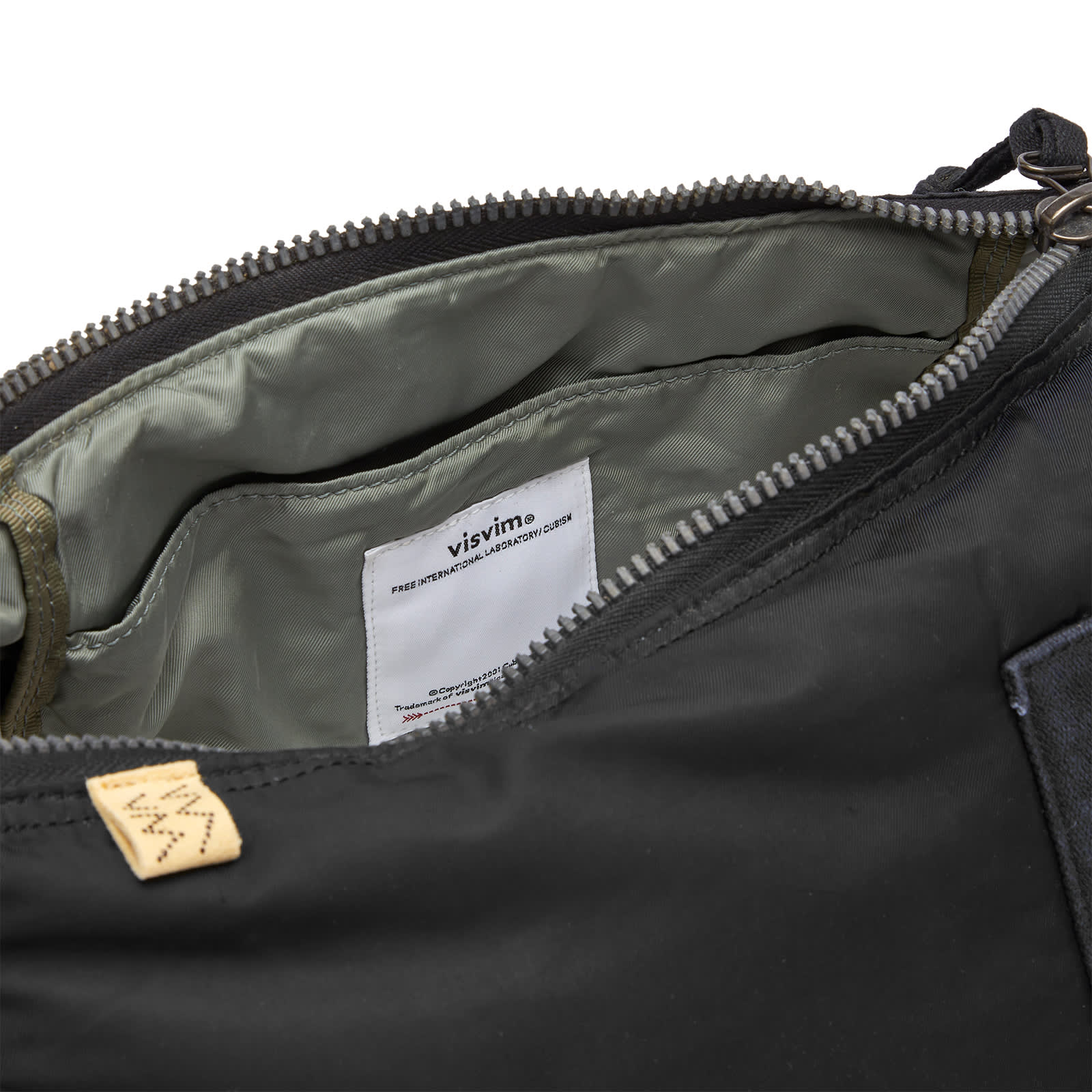 Visvim Charlie II Nylon Cross Body Bag Black | END. (GB)