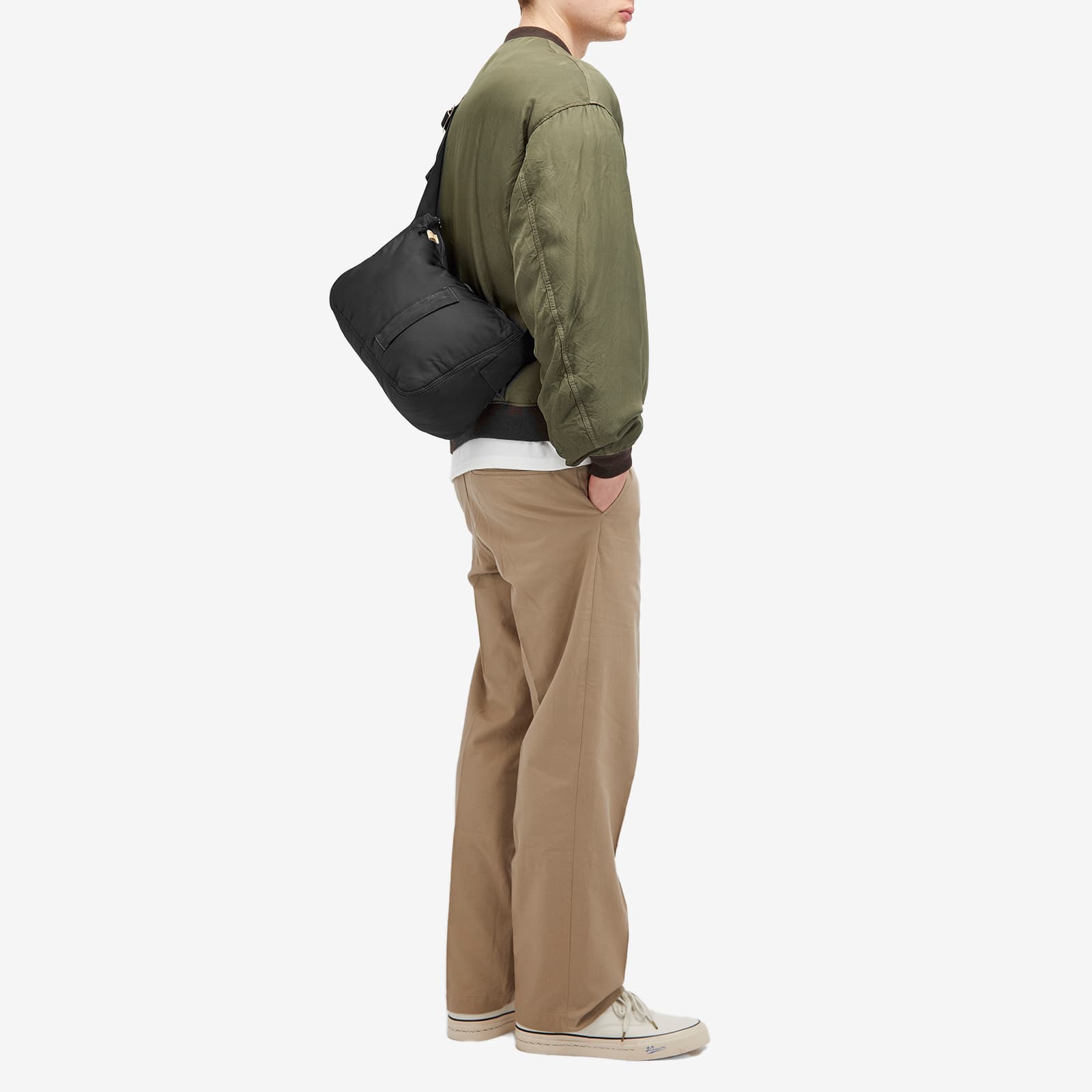 Visvim Charlie II Nylon Cross Body Bag Black | END. (HK)