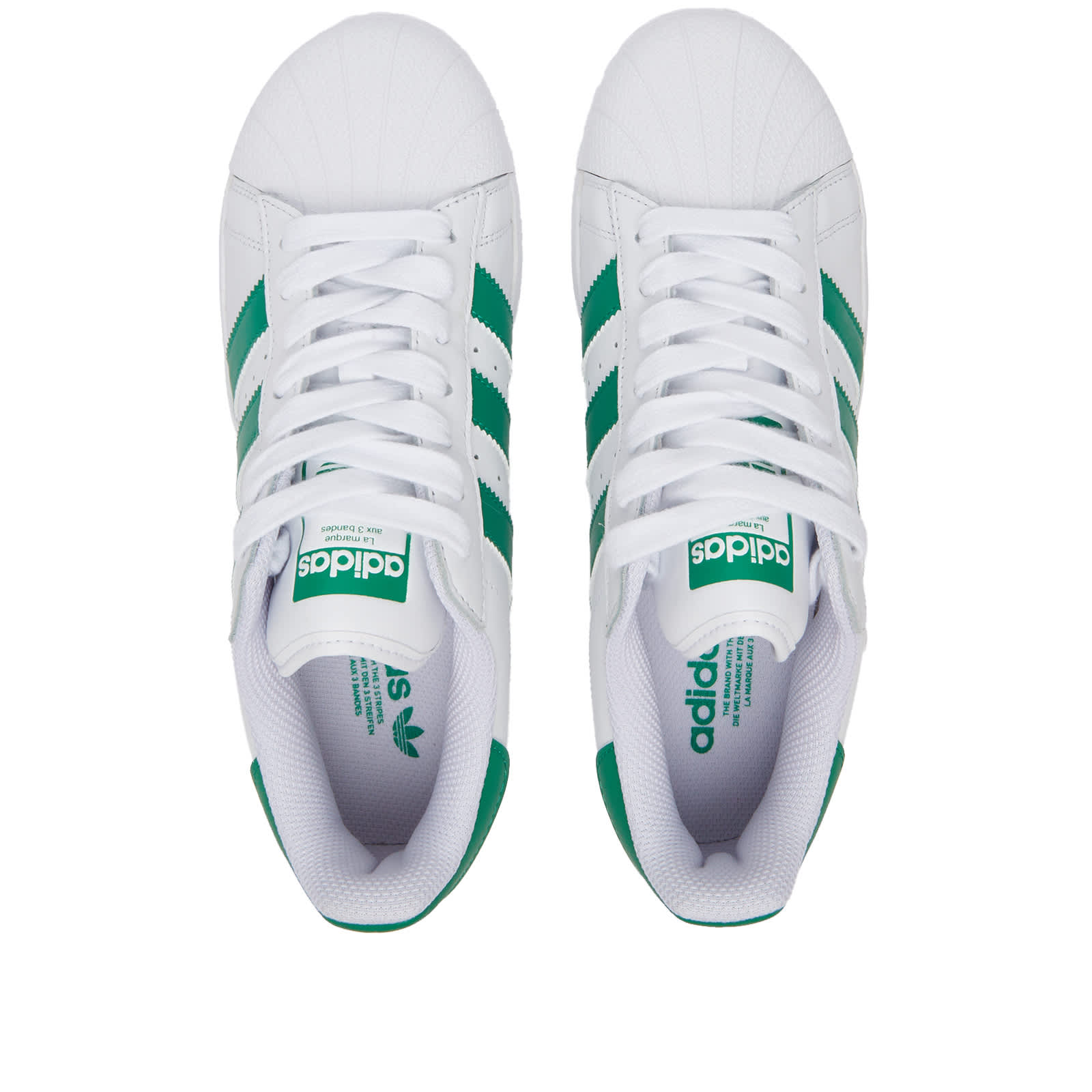 Adidas Superstar Xlg W Semi Court Green &White | END. (HK)