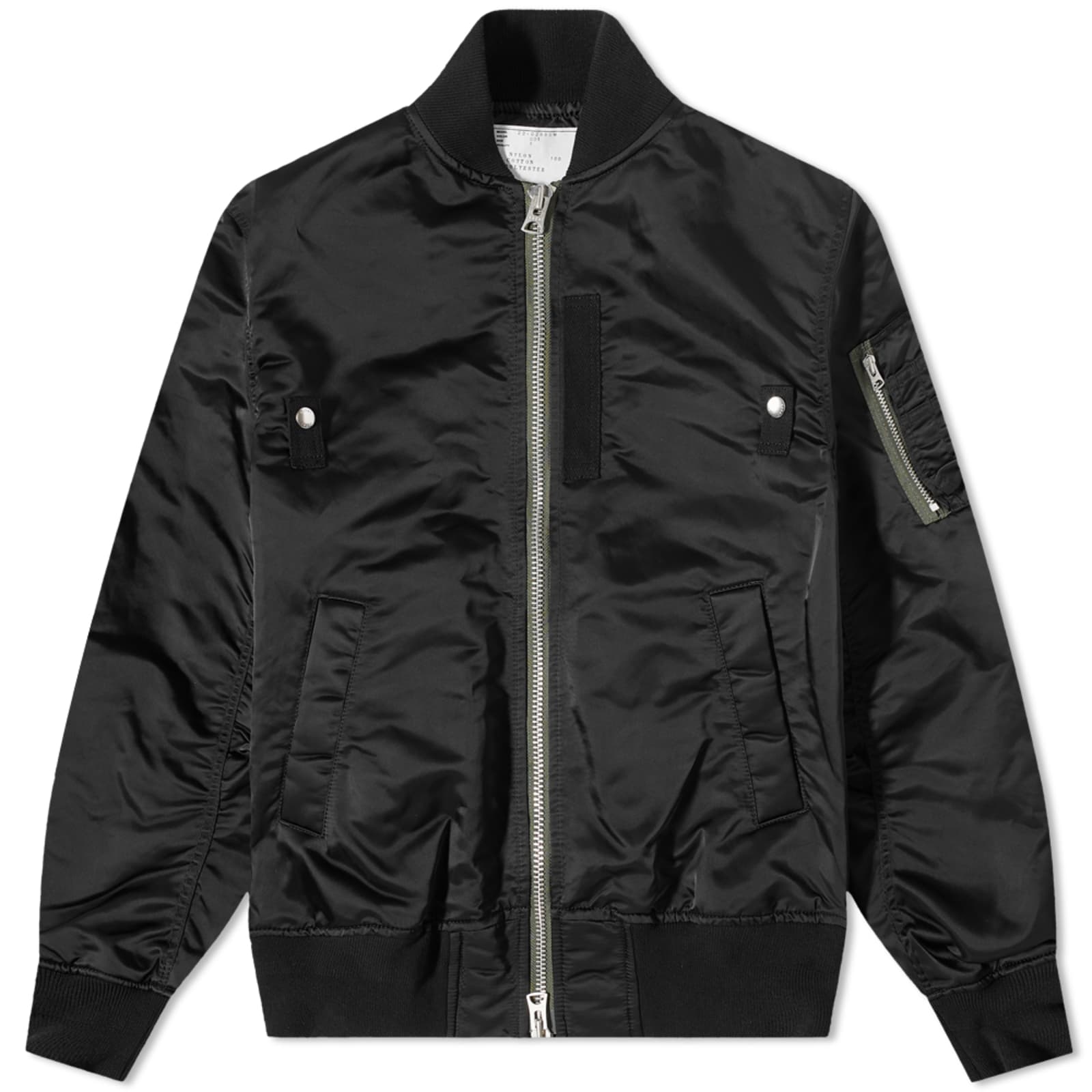 Sacai x MADSAKI MA-1 Jacket Black | END. (SG)