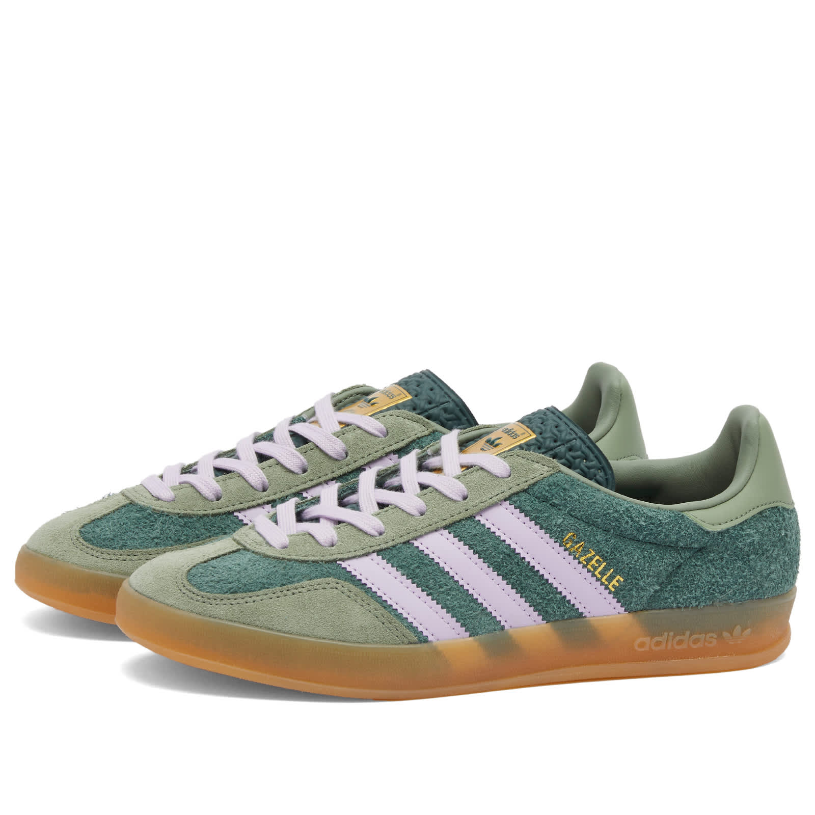 Adidas Gazelle Indoor Mineral Green, Silver Dawn & Silver Green | END. (US)