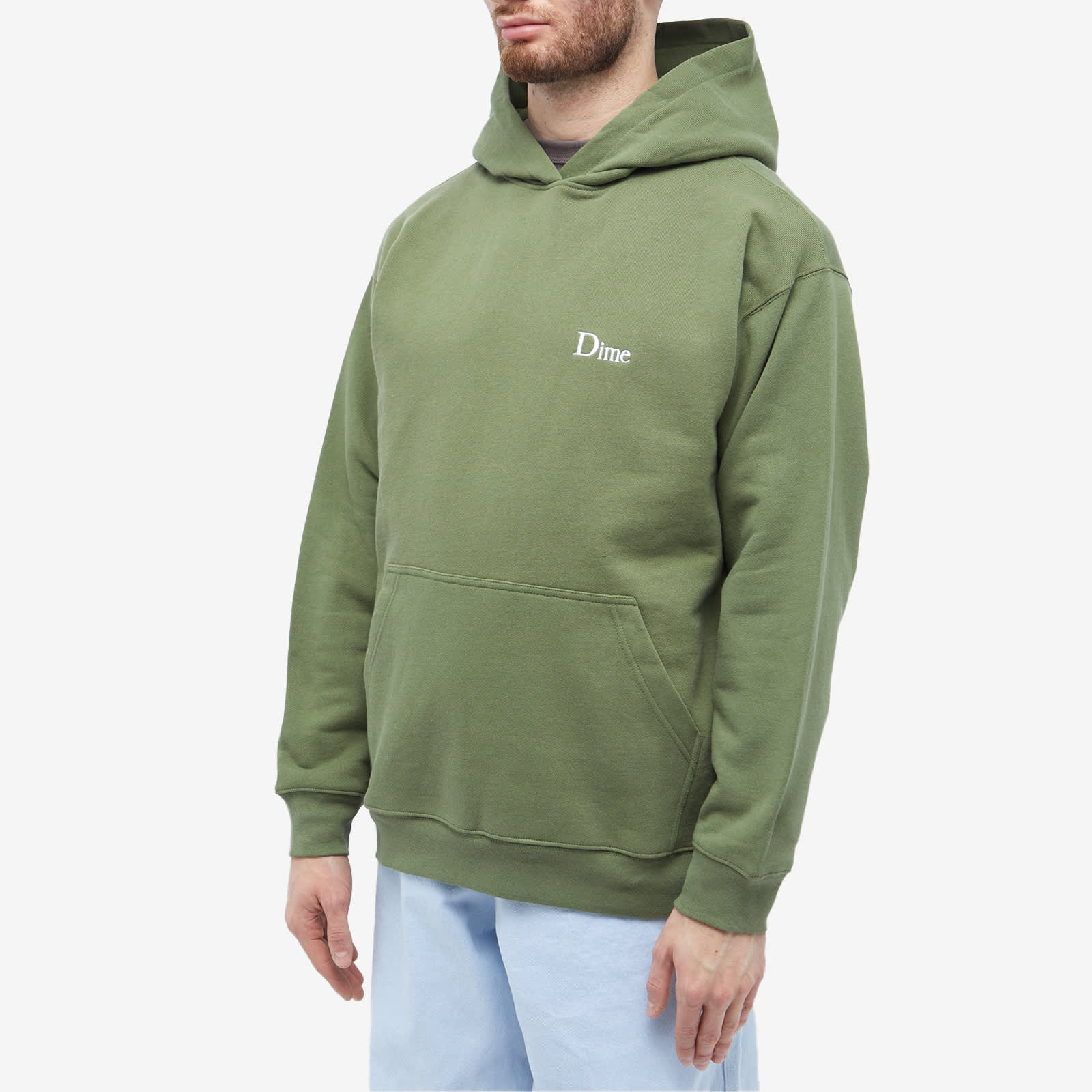 Dime Classic Small Logo Hoodie Eucalyptus | END. (US)